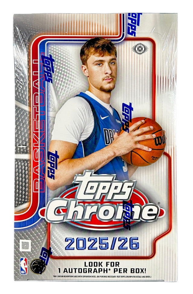 2025/26 Topps Chrome Basketball Hobby Box - Walmart.com