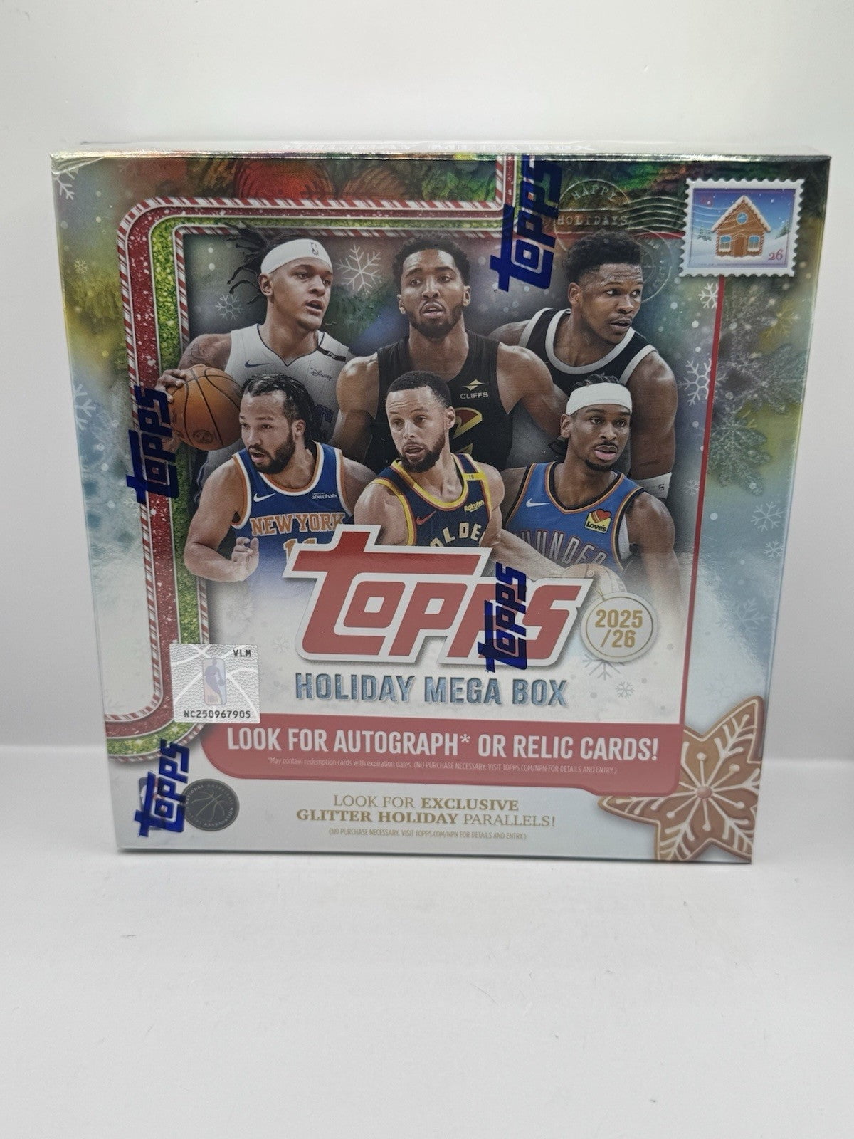2025-26 Topps Holiday Basketball Mega Box - Factory Sealed - Walmart.com