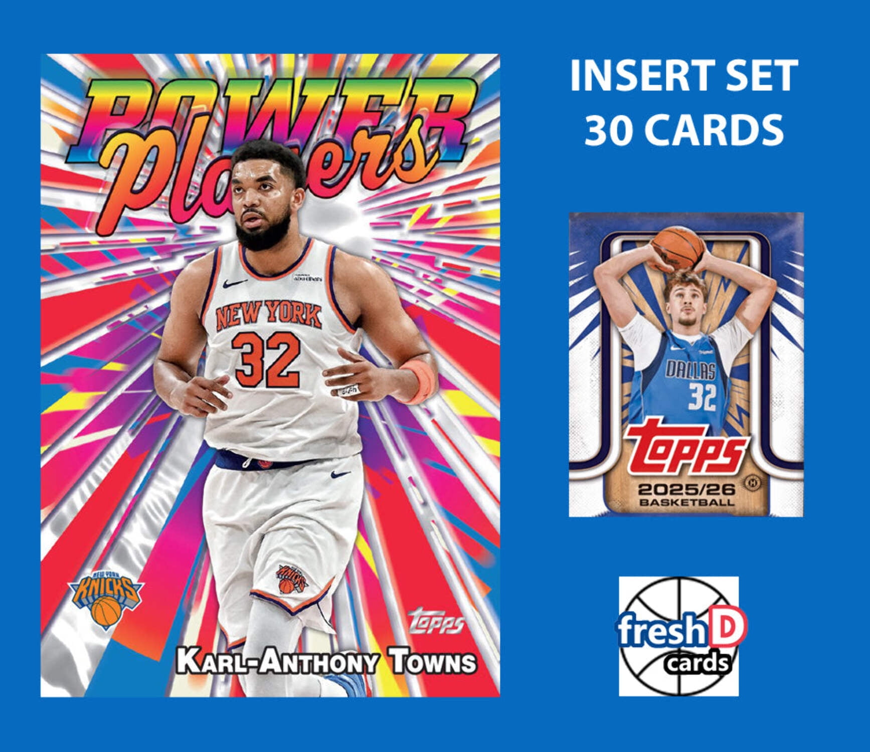 2025-26 Topps NBA Power Players Complete Set Cooper Flagg Wembanyama ...