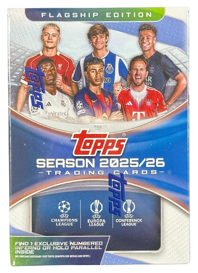2025-26 Topps Flagship UEFA Soccer Blaster Box - Walmart.com
