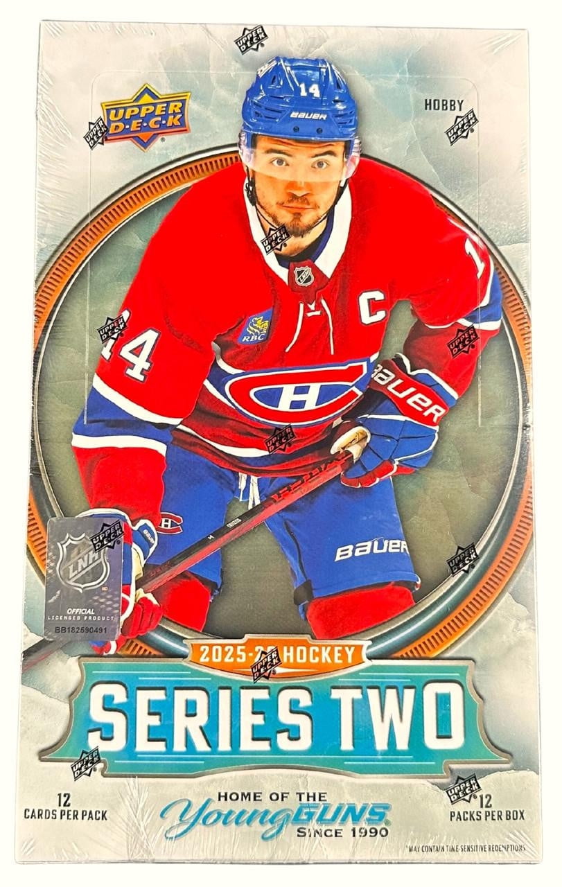 2025/26 Upper Deck Series 2 Hockey Hobby Box - Walmart.com
