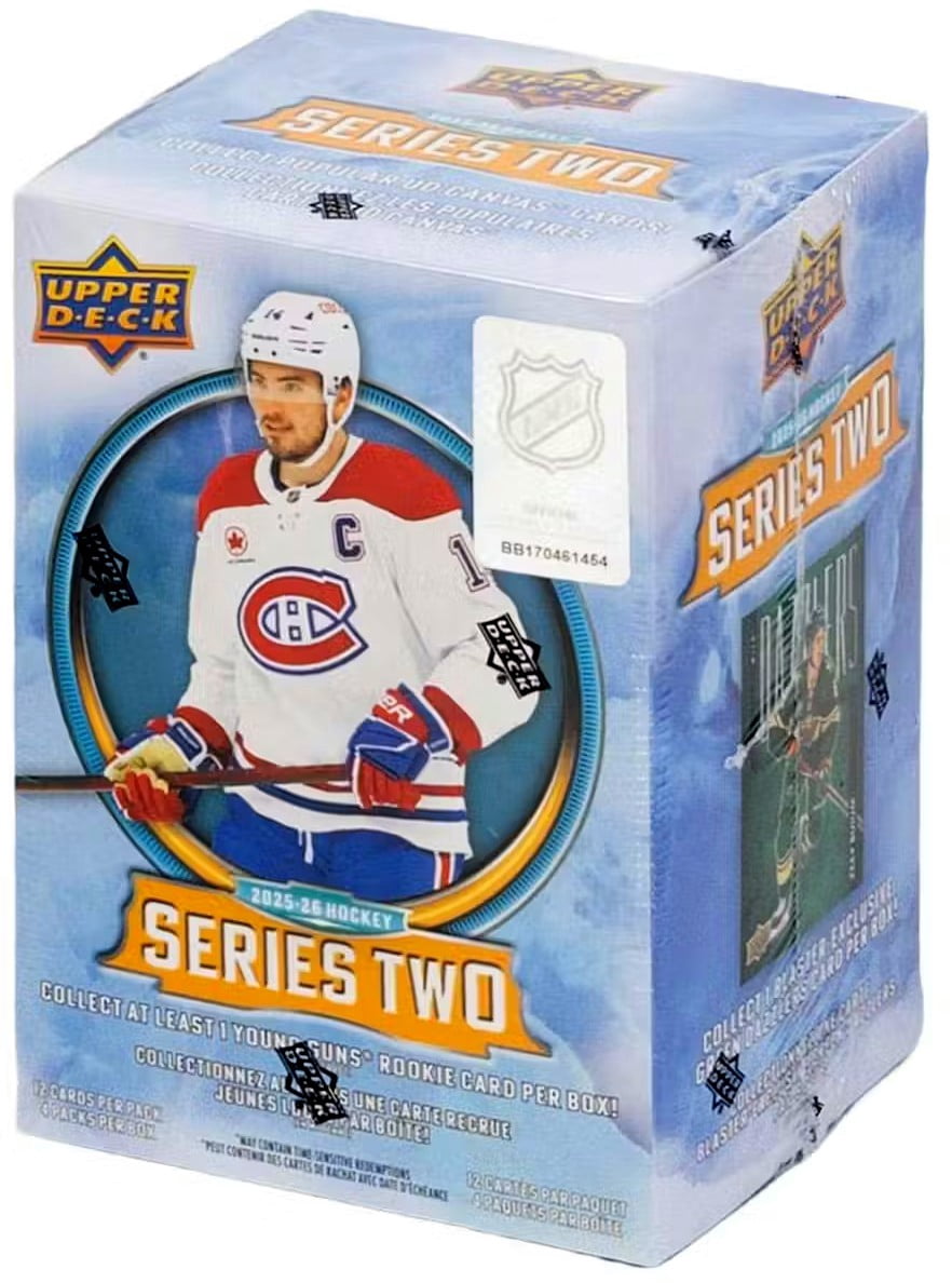 2025/26 Upper Deck Series 2 Hockey Blaster Box - Walmart.com