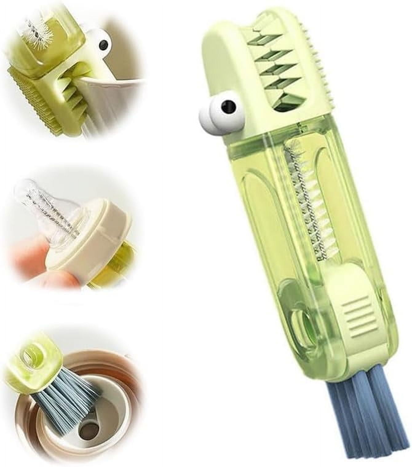 2025 3 in 1 Cup Lid Cleaning Brush, Rotatable Multipurpose Cleaner ...