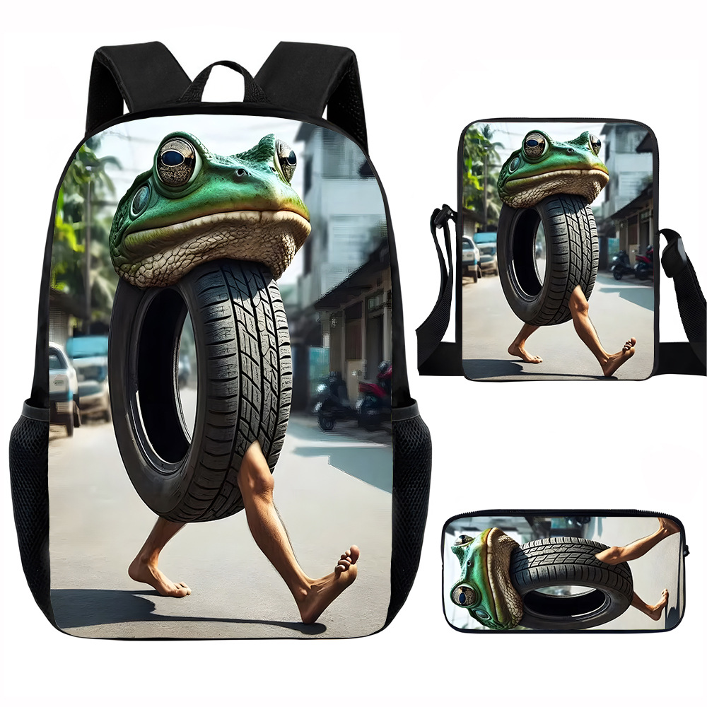 2025 3 Pcs Italian Brainrot / AI Italian Animals School Backpack Sets ...