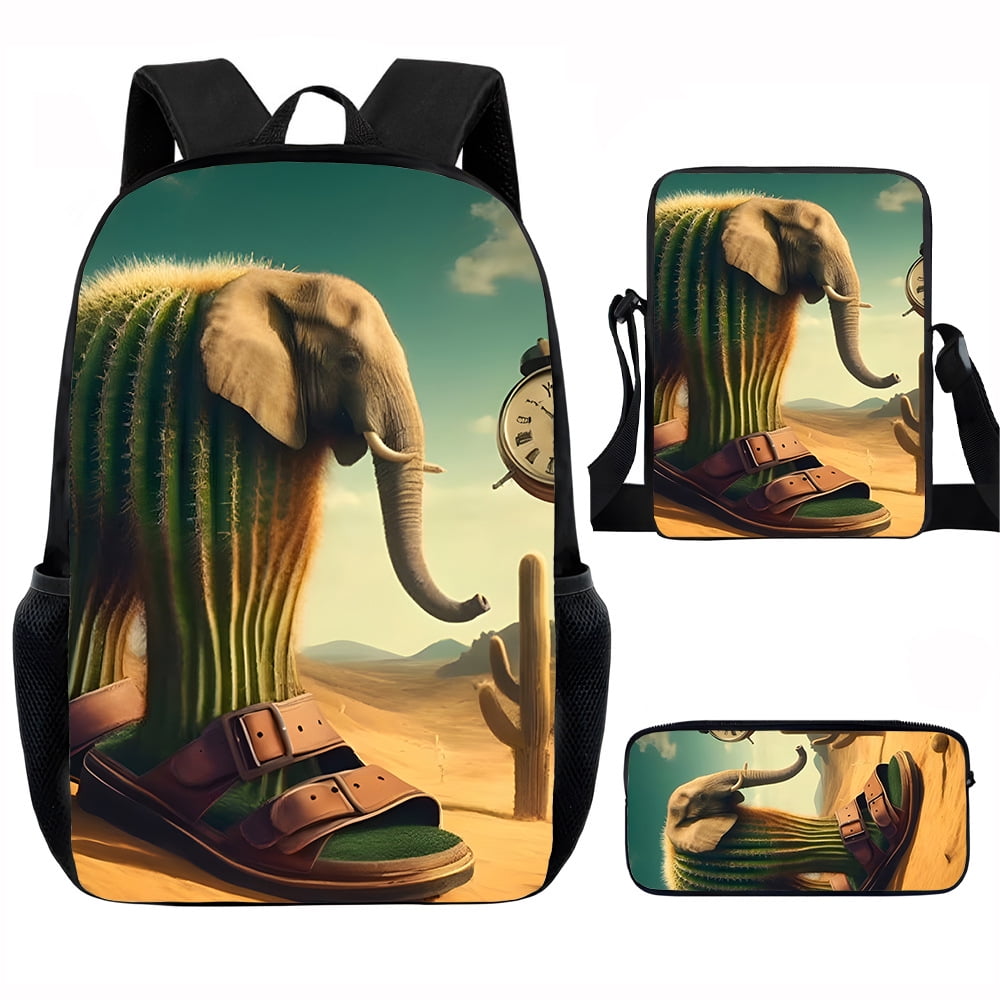 2025 3 Pcs Italian Brainrot / AI Italian Animals School Backpack Sets ...