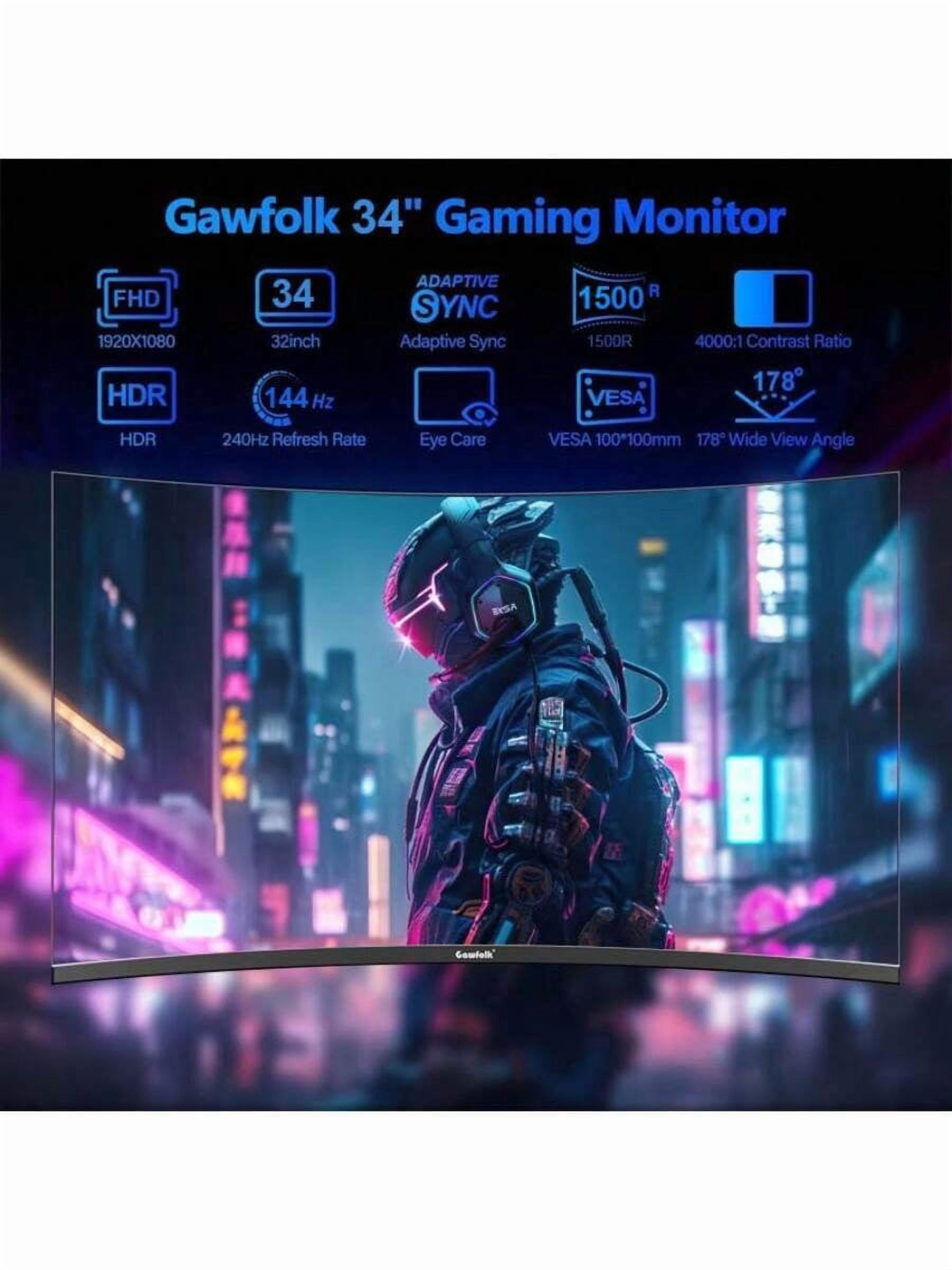 2025 Large Monitor–4K Display,165Hz High-Refresh Rate,1500R Scientific ...