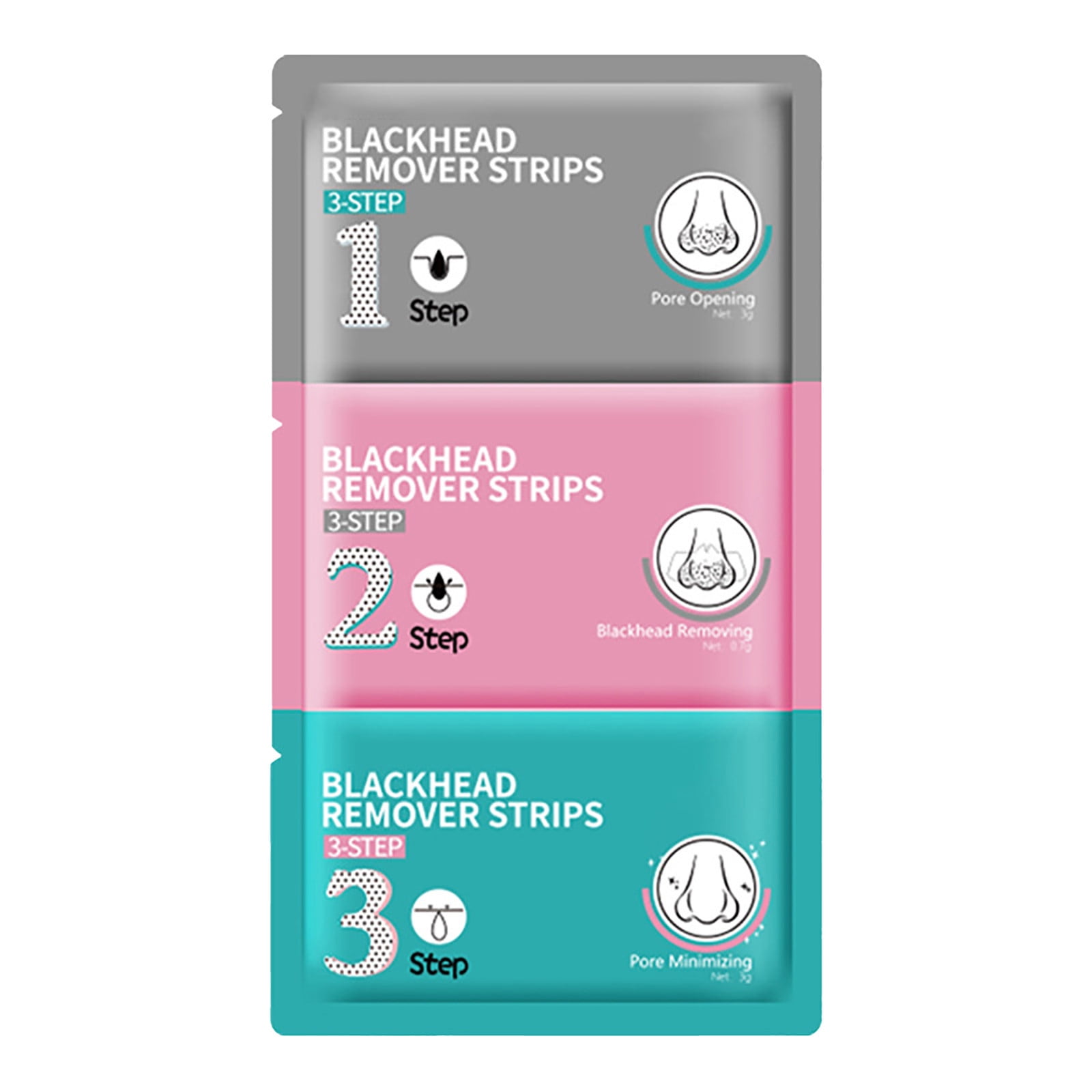 2025 3ml Nose Strips Blackhead Remover - Deep Cleansing Charcoal Nose ...