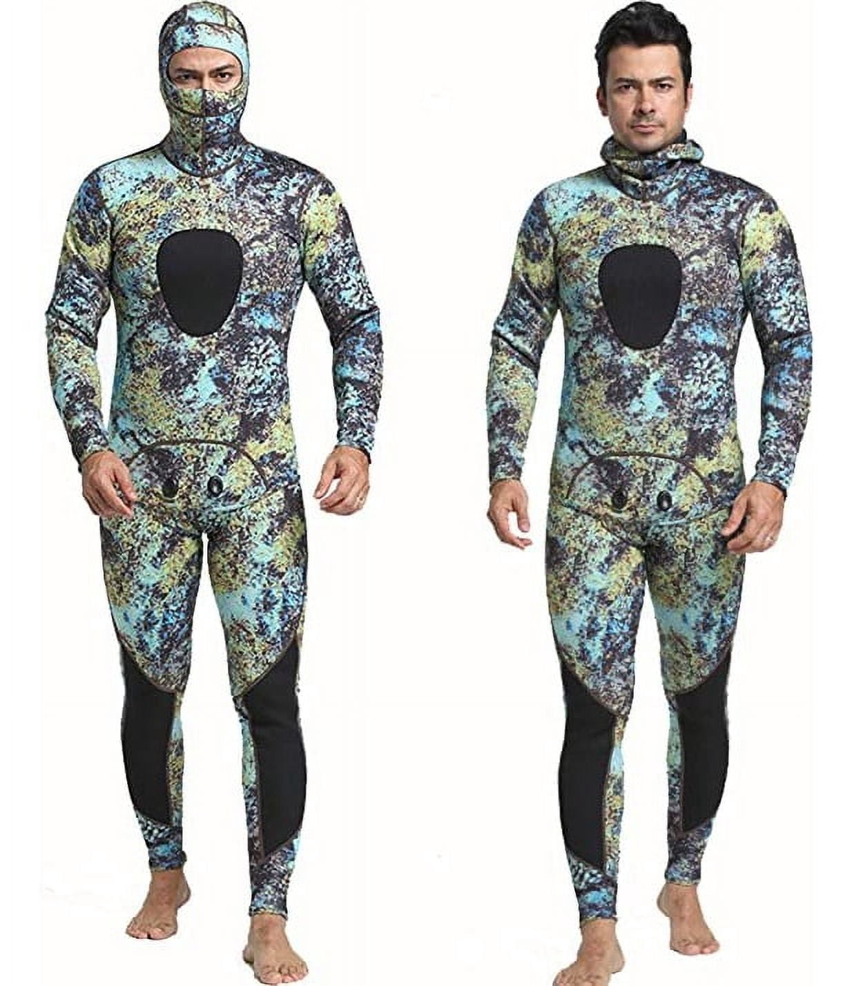 2025 3mm Camouflage Neoprene Spearfishing Wetsuit – 1.5mm Thermal ...
