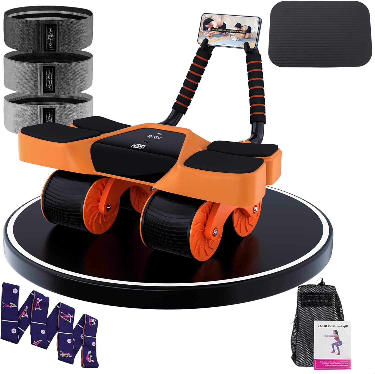 2025 4-Wheel Roller with Elbow Support : Upgraded High-Performance ...