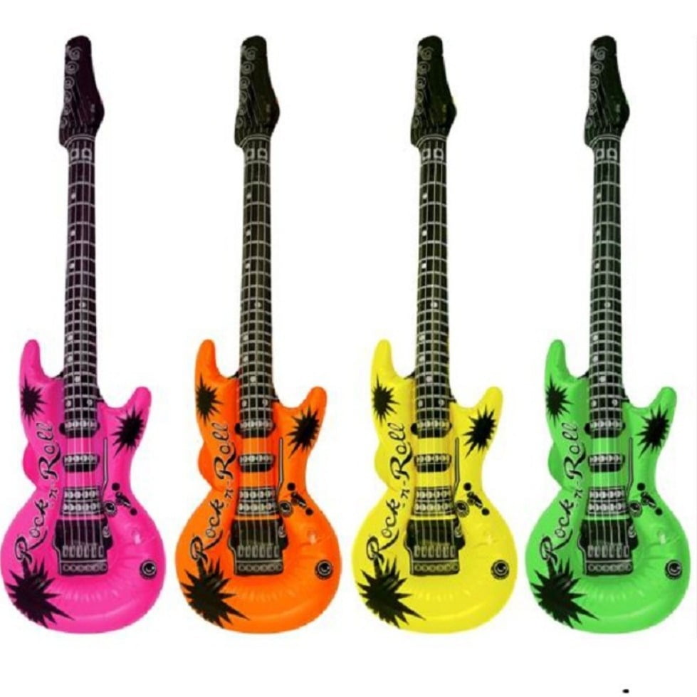 2025- 4 X Air Guitar Rock Star Inflatable Air Guitar Inflatable Guitars ...