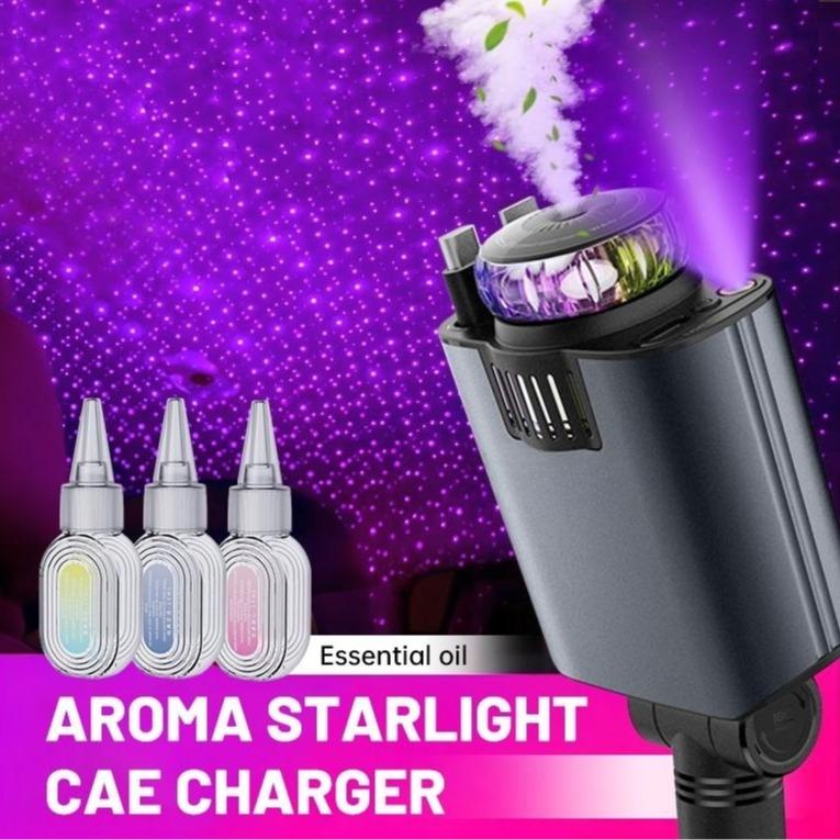 2025 5-in-1 Car Charger - Retractable USB-C & Type-C Cables, 4-Port ...