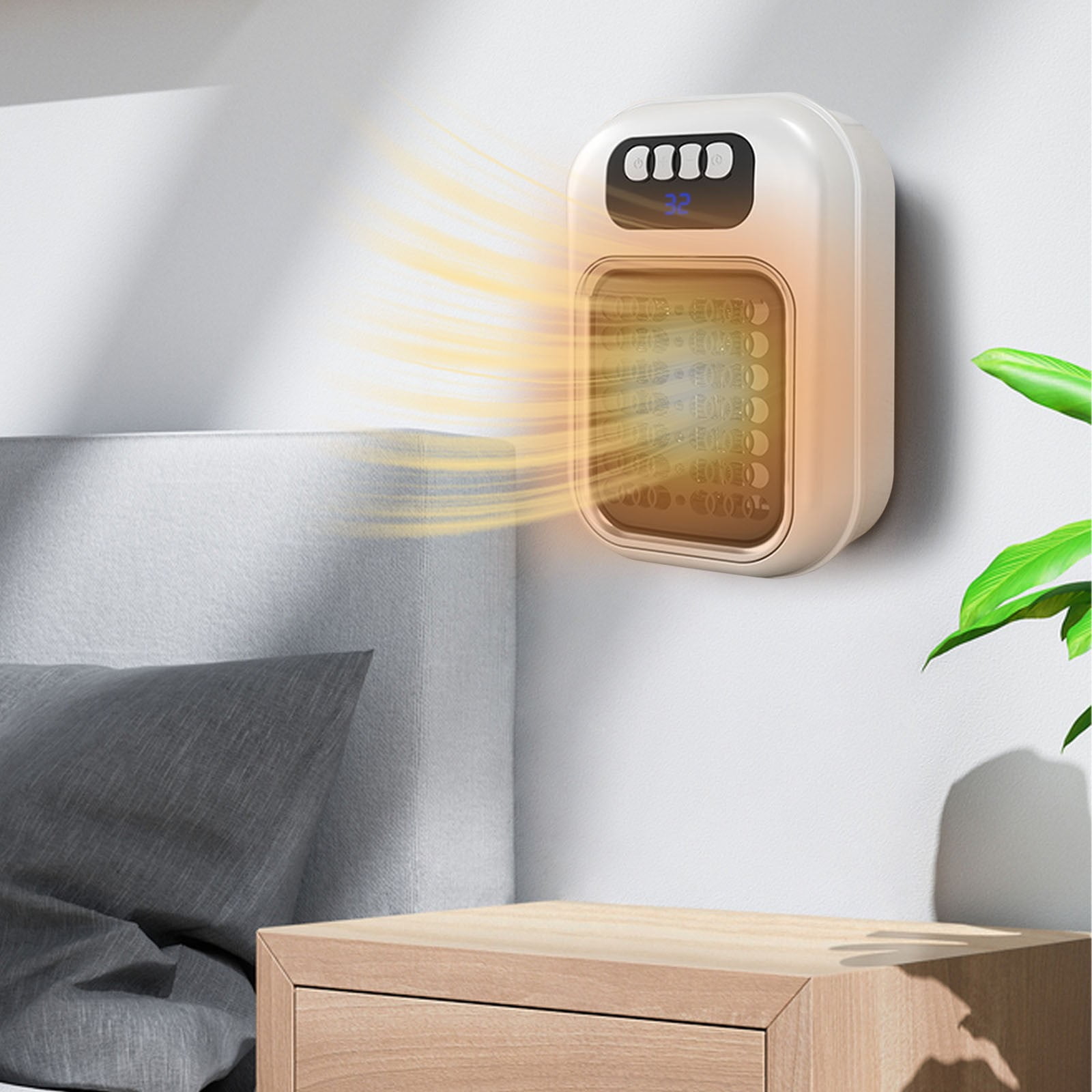 2025 600W Space Heaters for Inside, Portable Electric Heater for Home ...