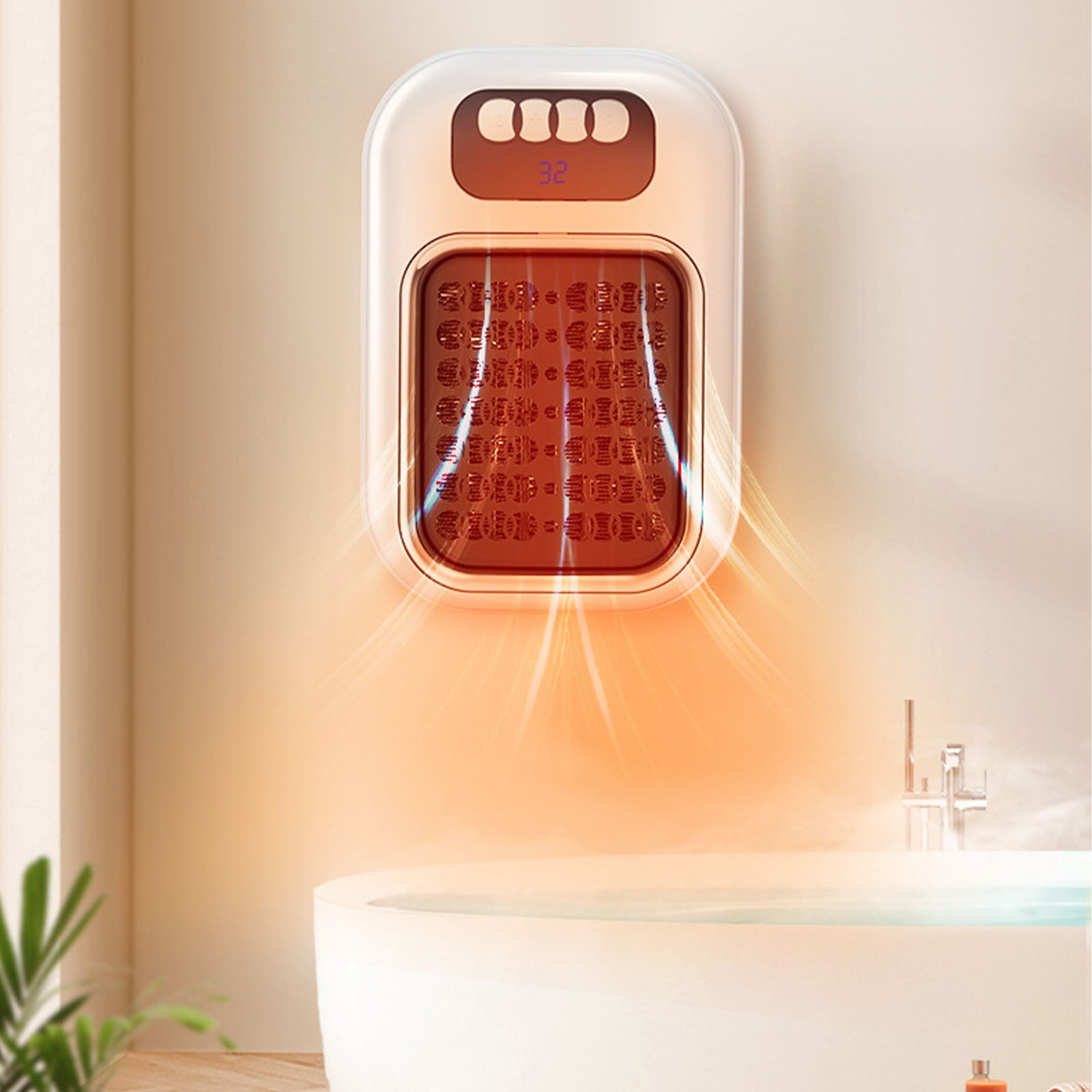 2025 600W Space Heaters for Inside, Portable Electric Heater for Home ...