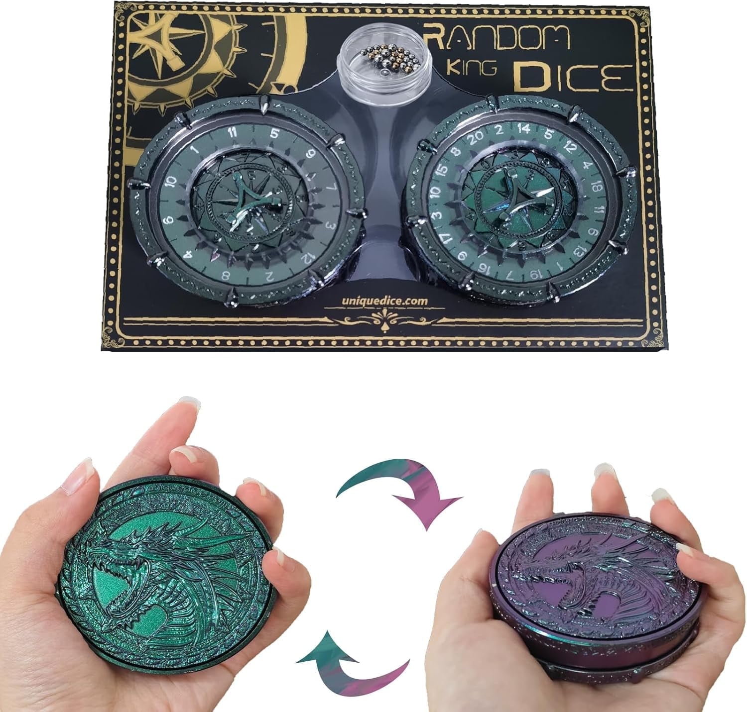 Signalplus Random Roulette Dice King, Color Changing, Unique Dungeons ...