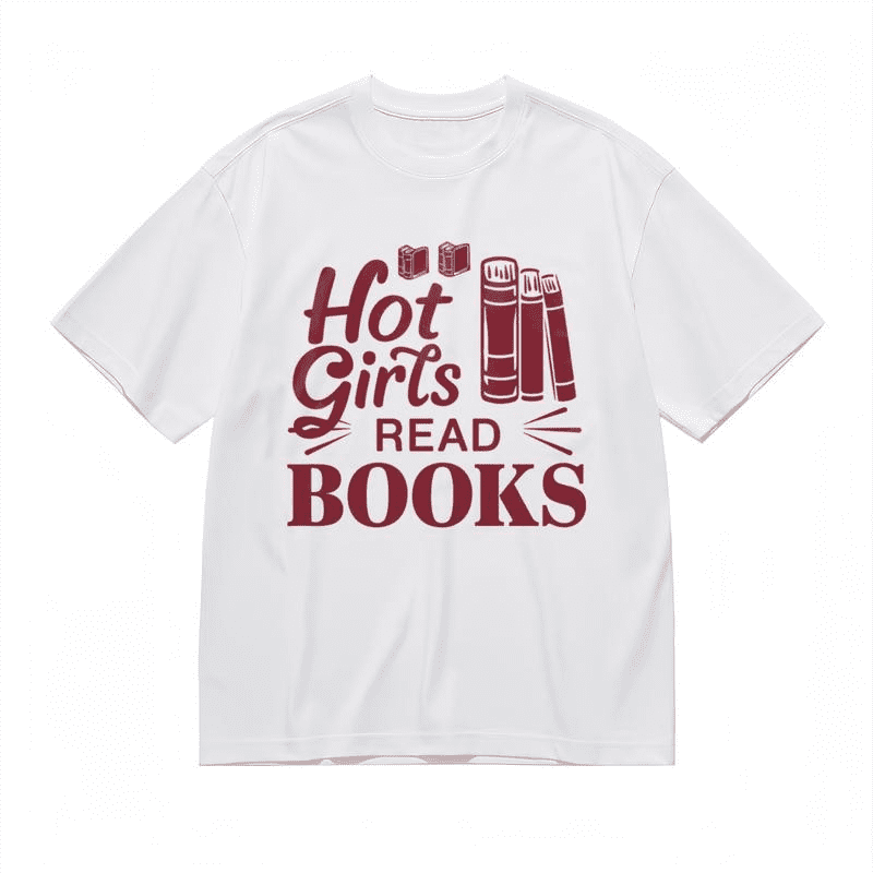 2025.9.9 Original Men's Fashion Classic T-Shirt Reading Enthusiast Book ...