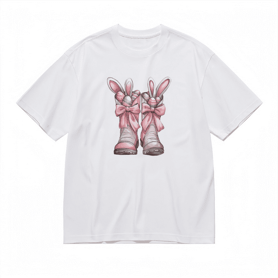 2025.9.9 Original Women's Trend Classic T-Shirt Pink Ribbon Spring ...
