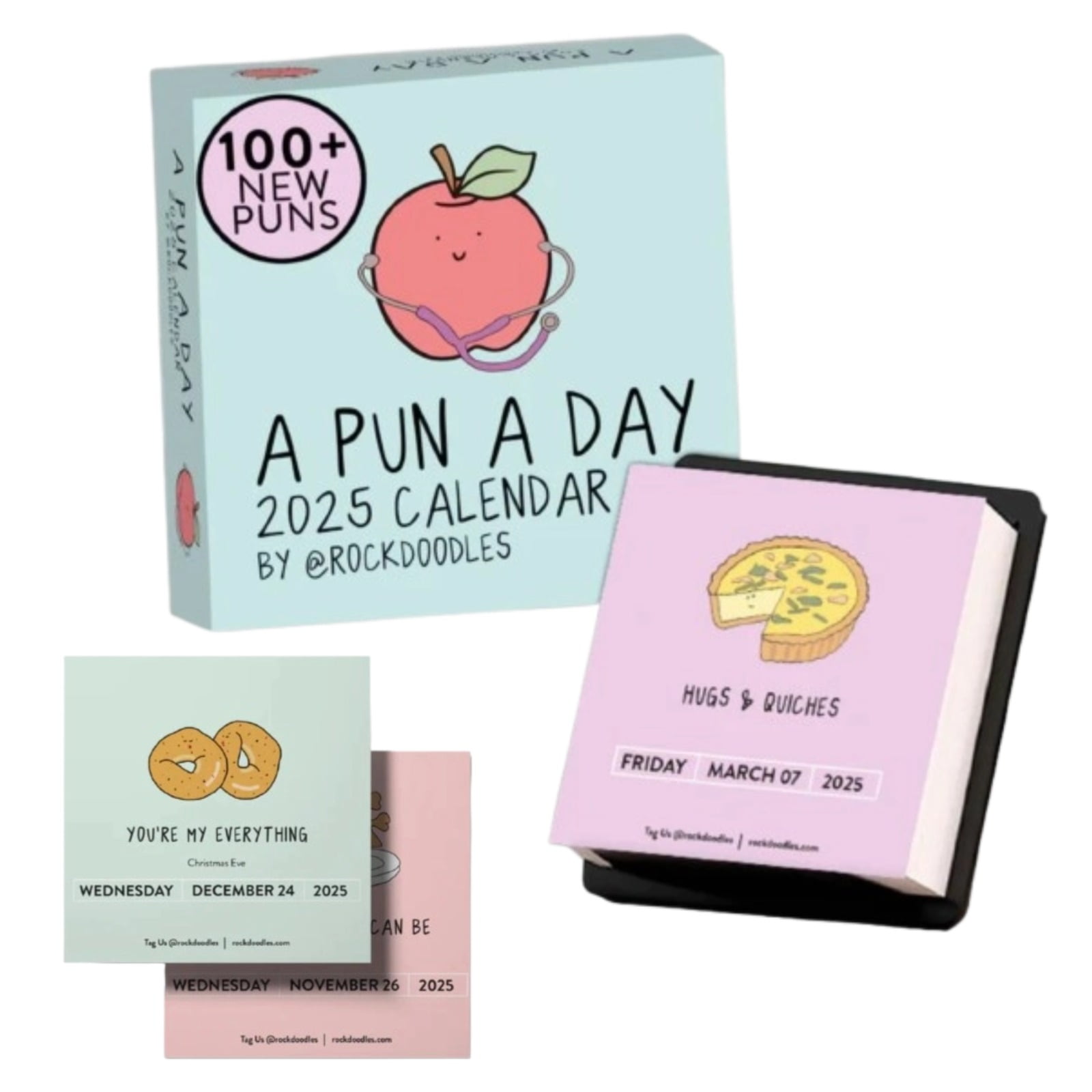 2025 A Pun A Day Desktop Calendar | Dad Joke Calendar with Tear Off ...