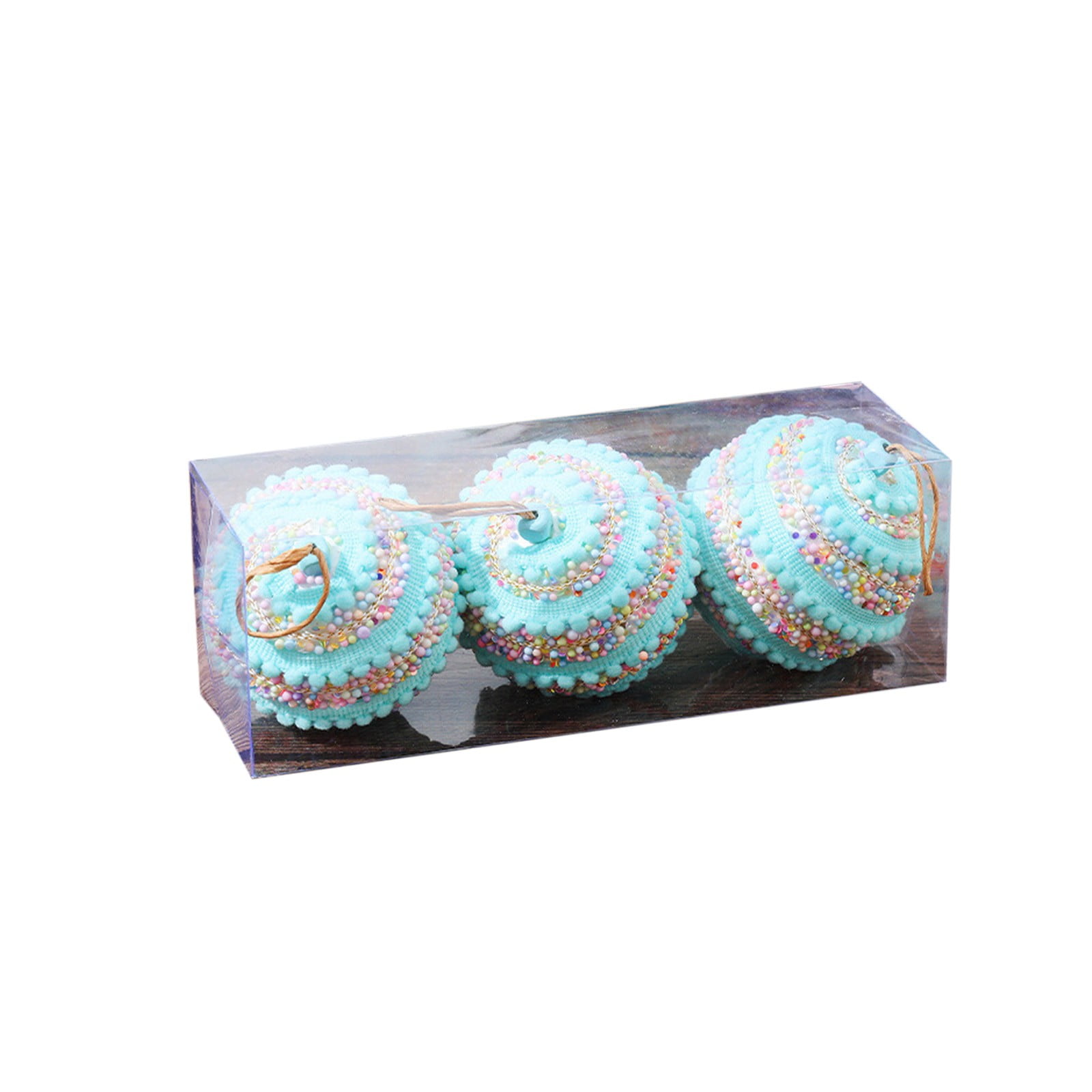 2025 ABS Christmas Ball Set,8cm Colorful Shatterproof Tree Decorations ...