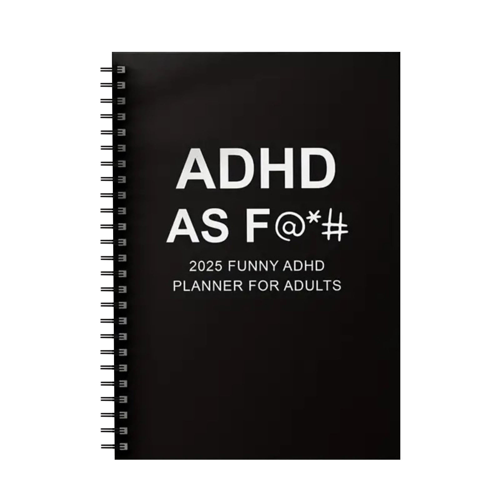 2025 ADHD Planner for Adults Funny and Motivational Organizer with ...