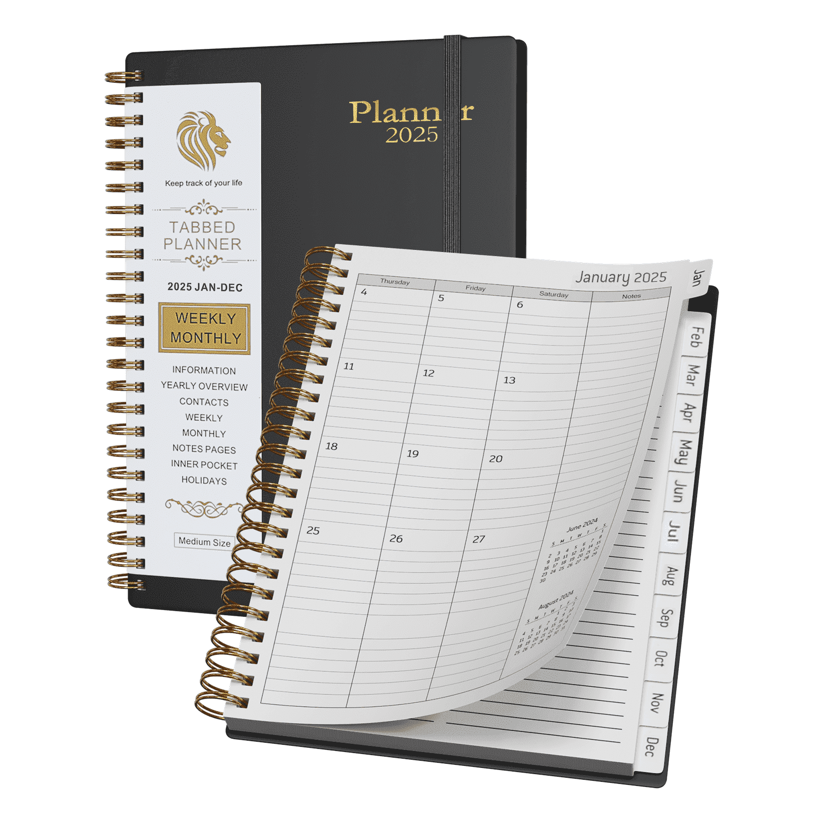 2025 Academic Planner - DoDoMagxanadu 6.1" x 8.5" Monthly Planner ...
