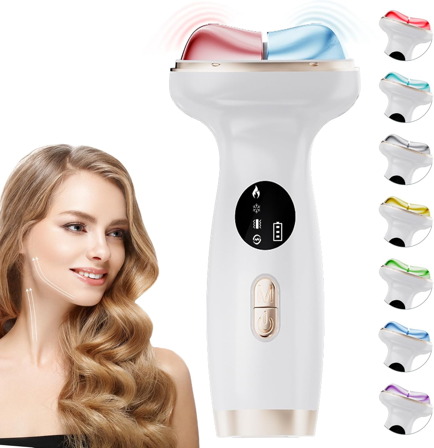 2025 Advanced Dual-Mode Beauty Device - 7-Way Facial Sculptor with ...