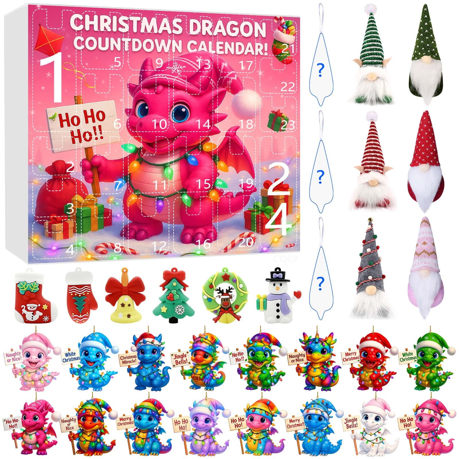 2025 Advent Countdown Calendar Dragon, Christmas Vacation Advent ...