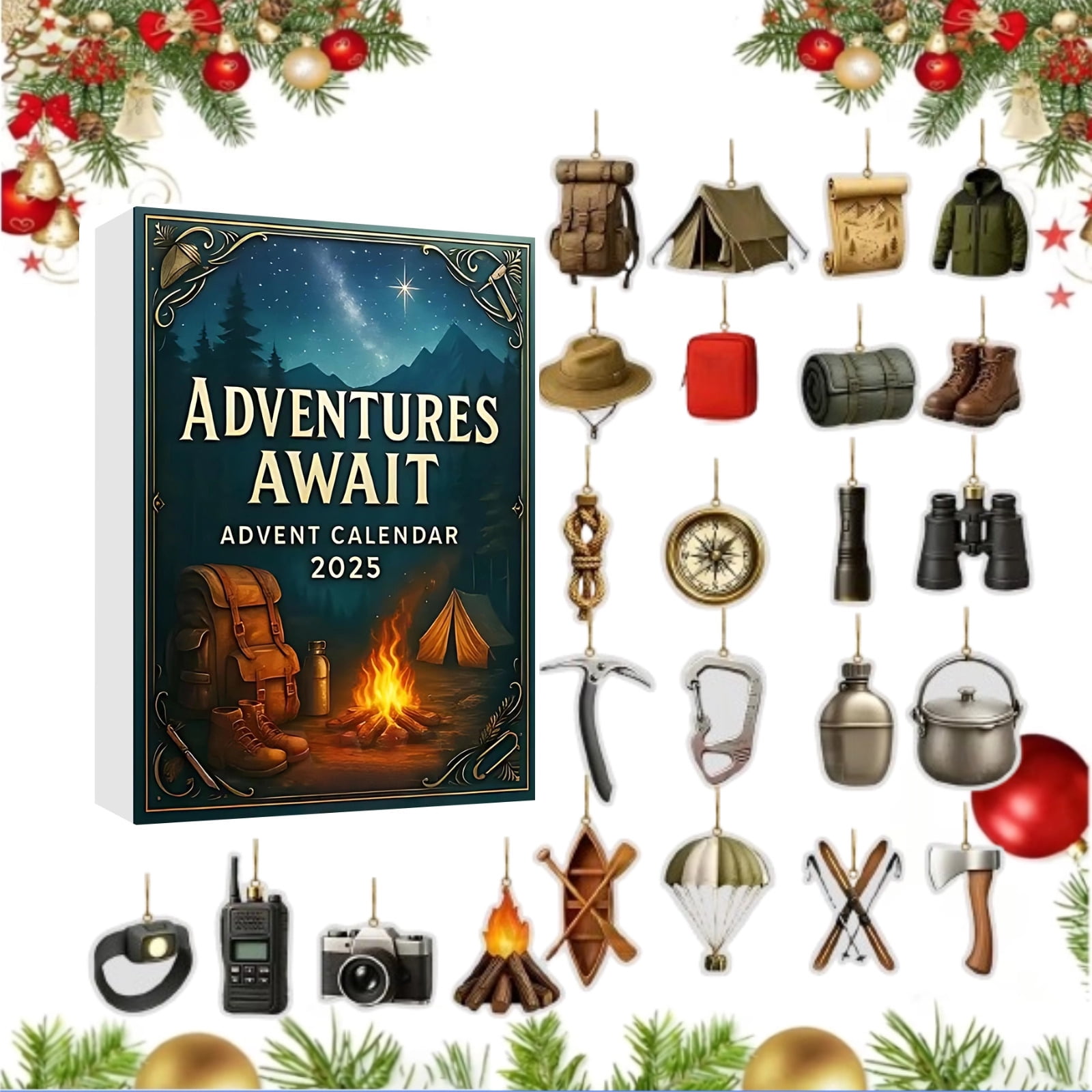 2025 Adventures Advent Calendar, 24-Day Christmas Countdown Calendar ...