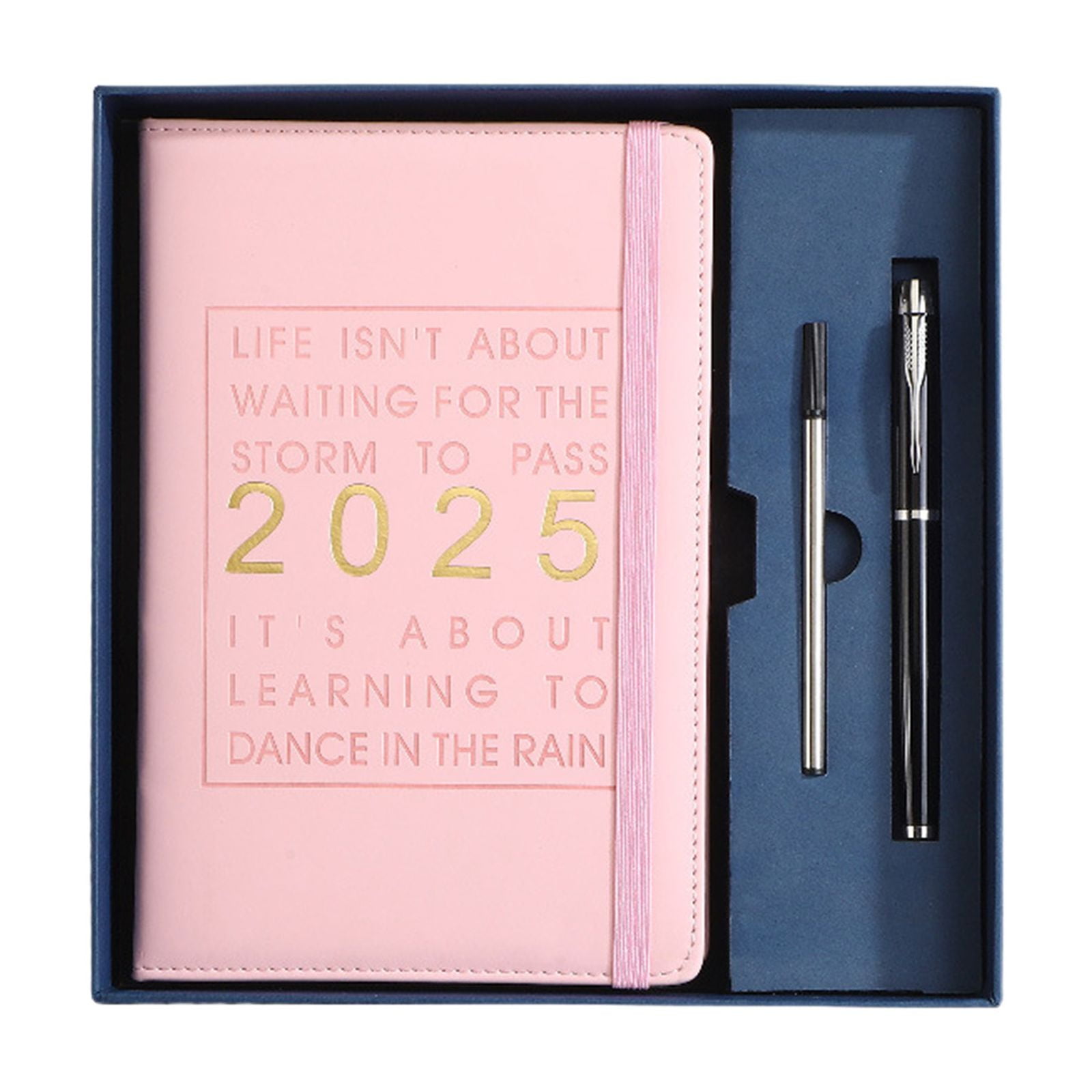 2025 Agenda Gift Set - Notebook, Pen & Refills for Daily Planning and ...