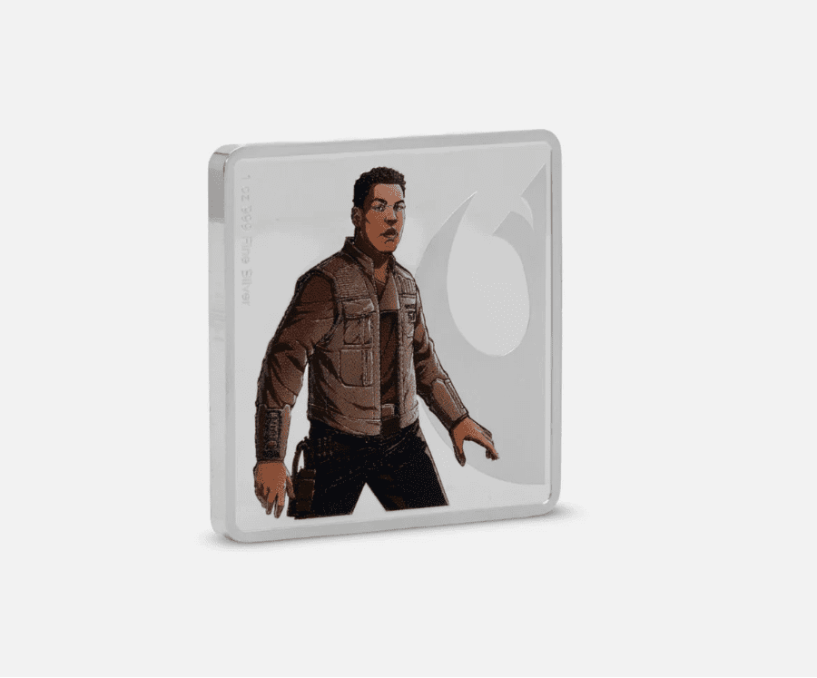 2025 Agoro Star Wars Finn and Poe Dameron 1 oz Colorized Silver ...