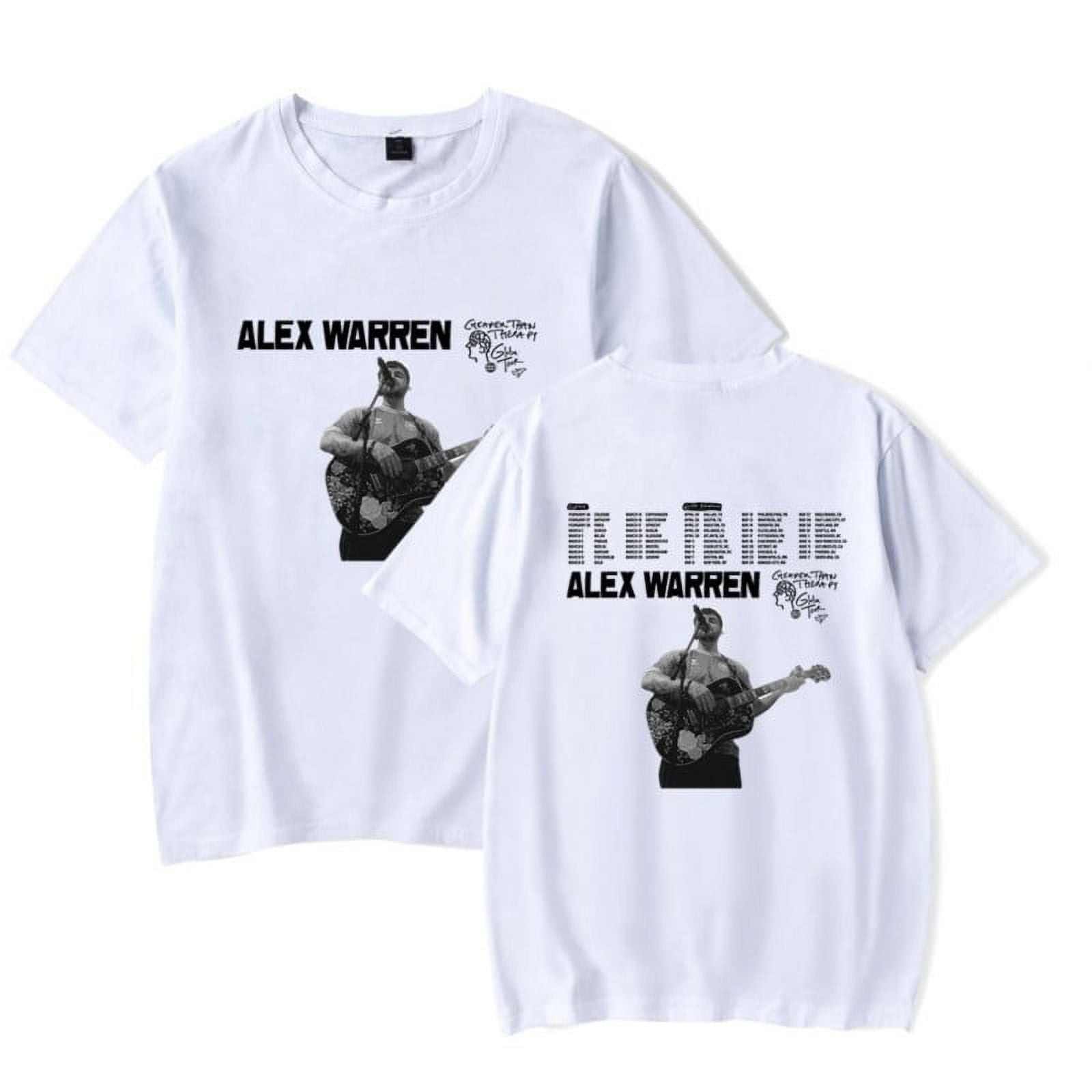 2025 Alex Warren Cheaper Than Therapy Tour T-Shirts Merch Tee Summer ...