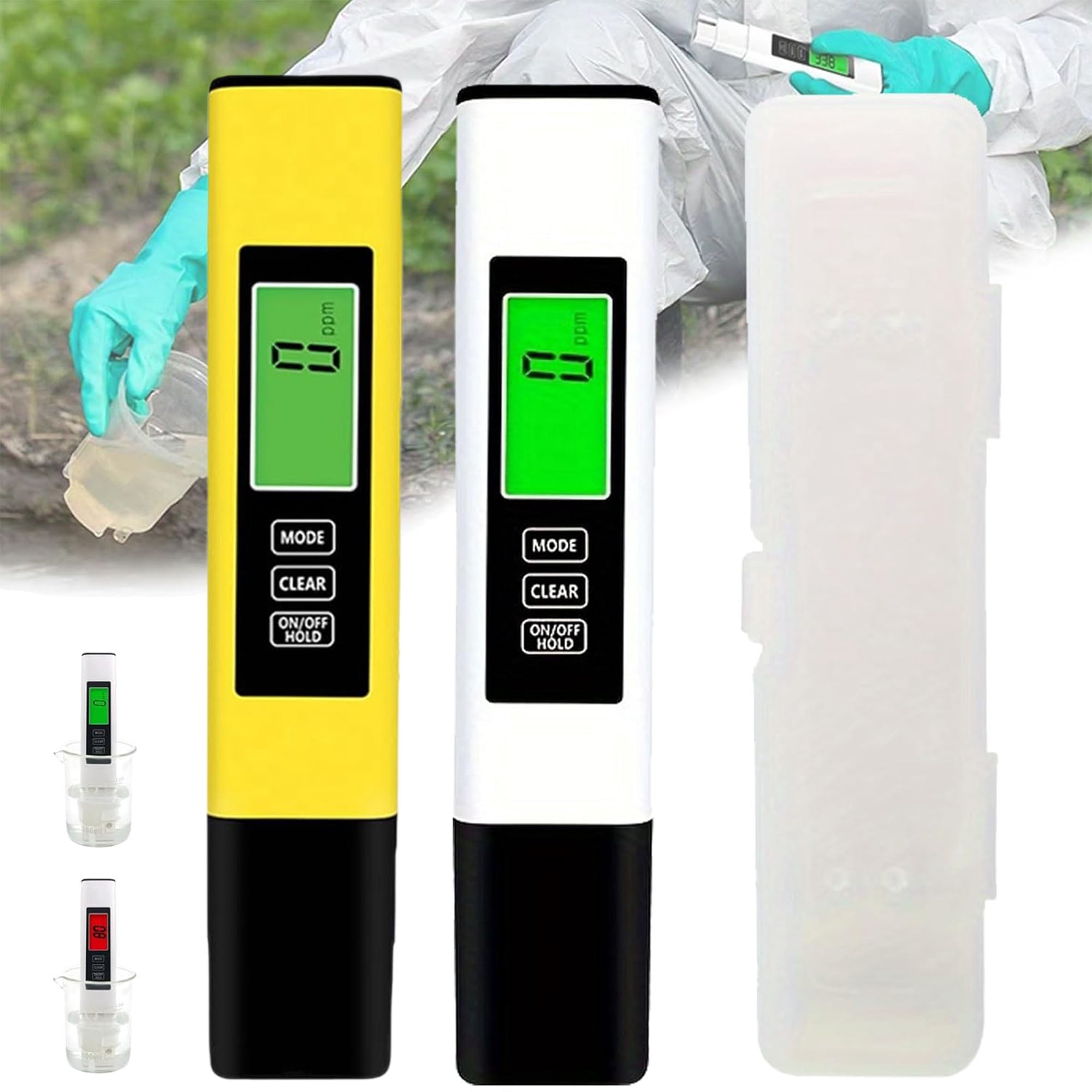 2025 All-New 4 in 1 TDS Meter Digital Water Tester, Multi-Function ...
