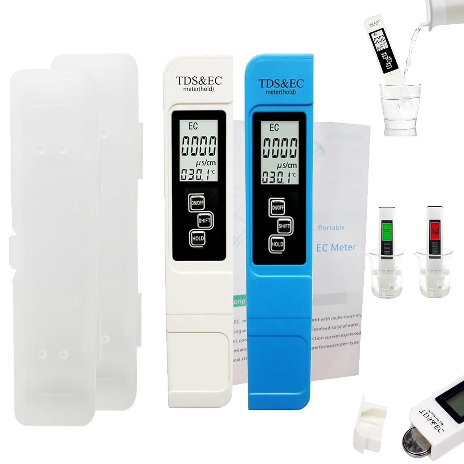 2025 All-New 4 in 1 Tds Meter Digital Water Tester, Ec Meter ...