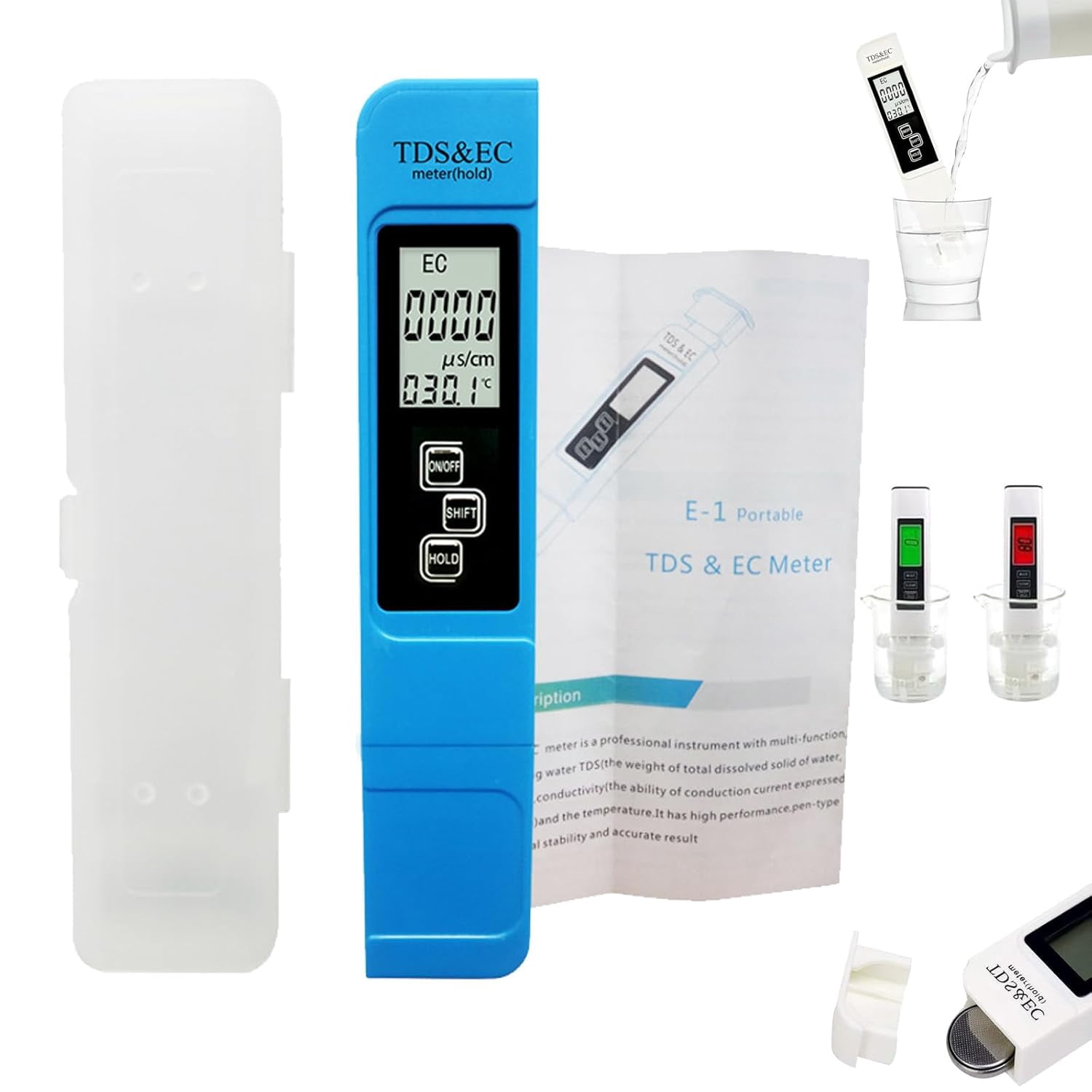 2025 All-New 4 in 1 Tds Meter Digital Water Tester, Ec Meter ...