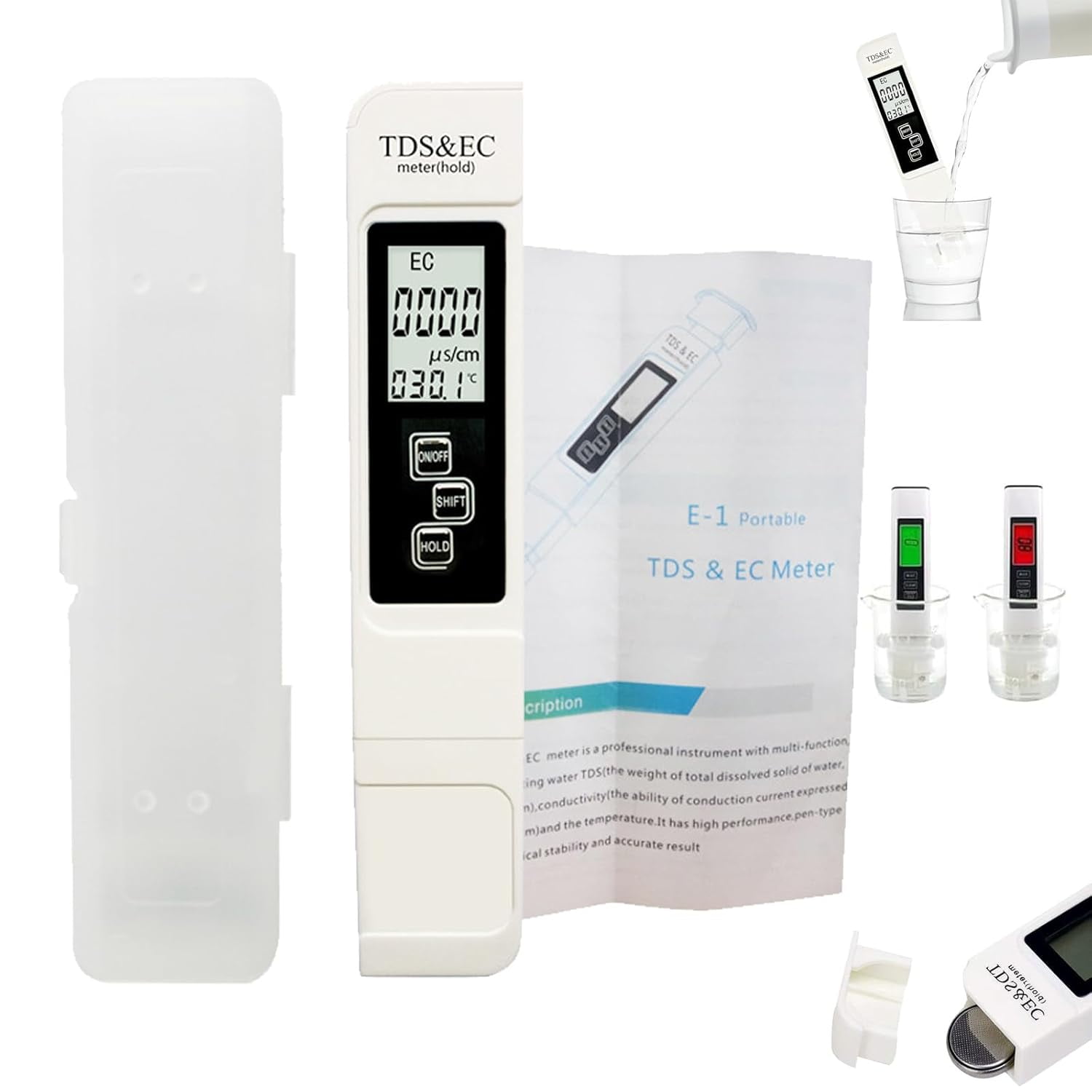 2025 All-New 4 in 1 Tds Meter Digital Water Tester, Ec Meter ...
