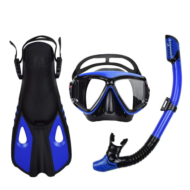 2025 All-in-One Snorkel Gear – Panoramic Dive Mask, Adjustable Fins ...