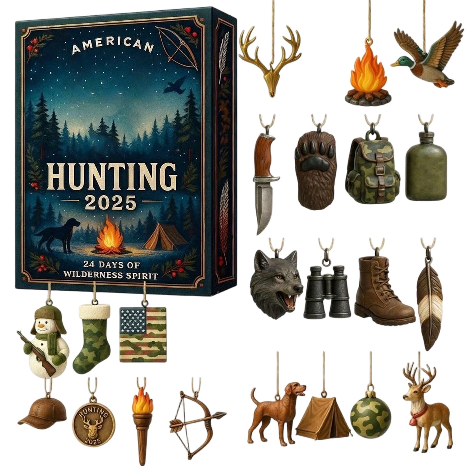 2025 American Hunting Advent Calendar, 24 Days of Unique Hunting-Themed ...