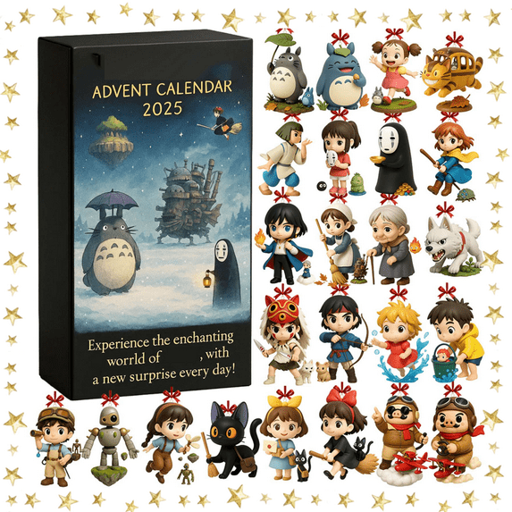 2025 Anime Christmas Advent Calendar,Howl's Moving Castle Advent,My ...