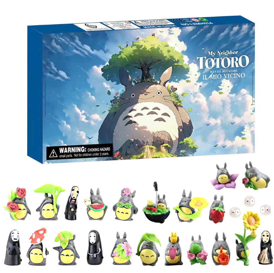 2025 Anime Christmas Advent Calendar,Totoro & Ponyo Themed 24 Days ...