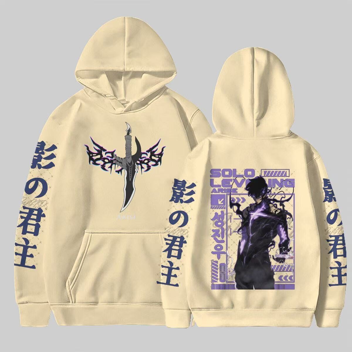 2025 Anime Hoodie Full Of Charm Solo Leveling Man Woman Sung Jin Woo ...