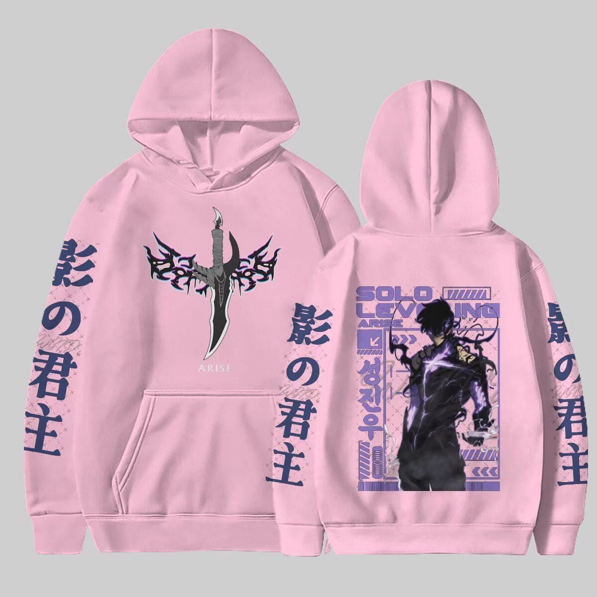 2025 Anime Hoodie Full Of Charm Solo Leveling Man Woman Sung Jin Woo ...
