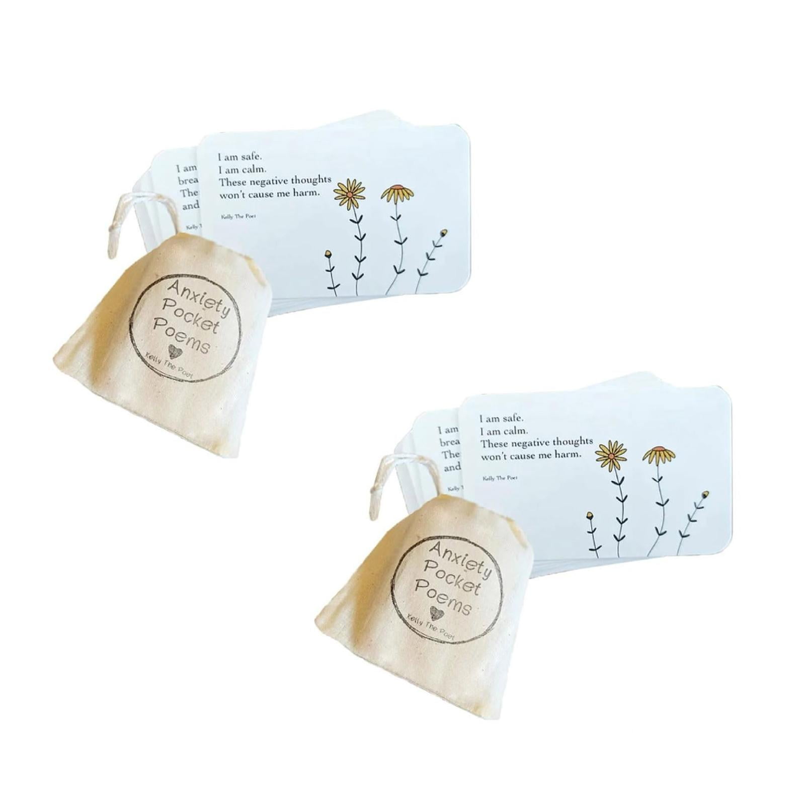 2025 Anxiety Reliefing Pocket Card Mental Health Gifts Positive ...
