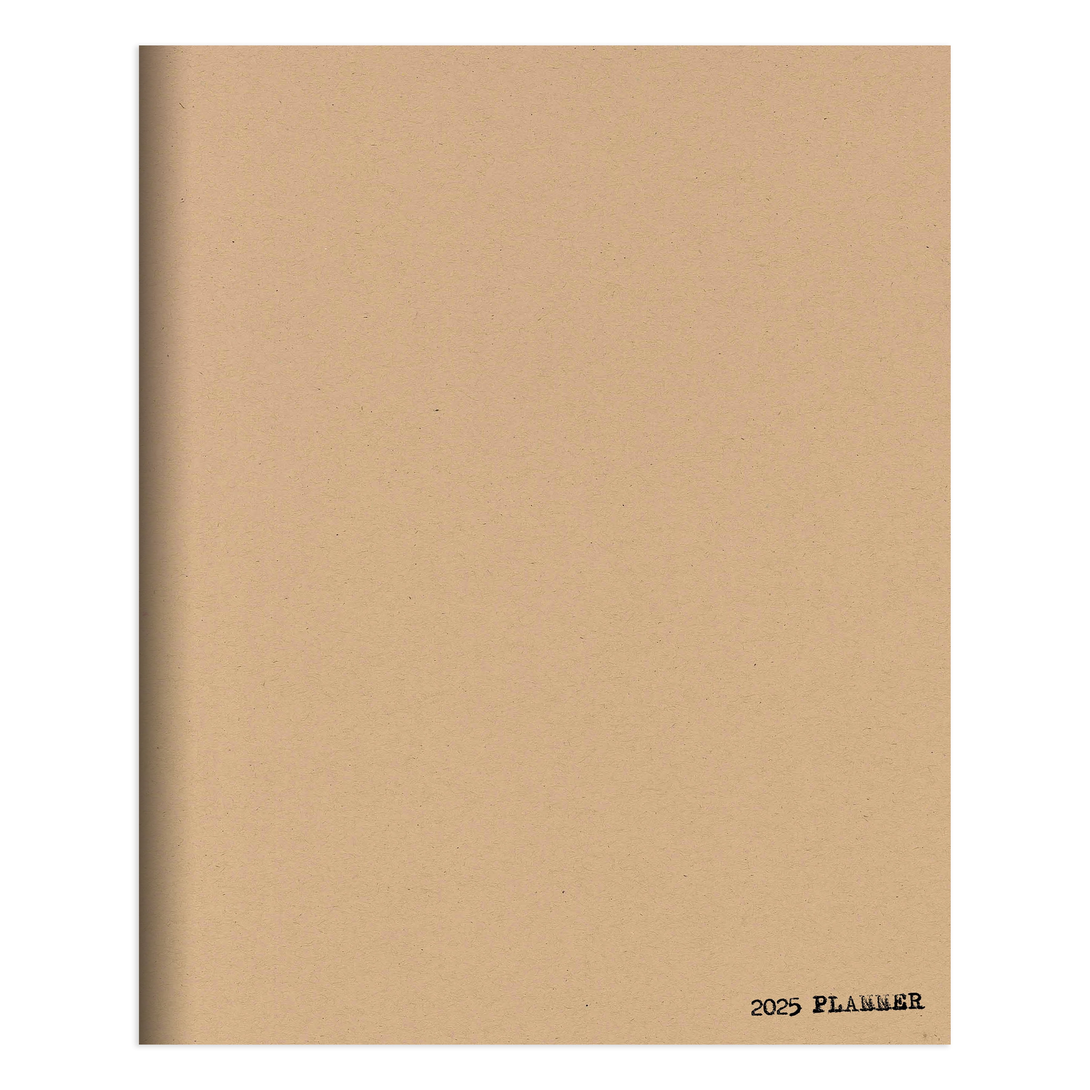 2025 Anything But Basic Kraft Medium Monthly Planner - Walmart.com