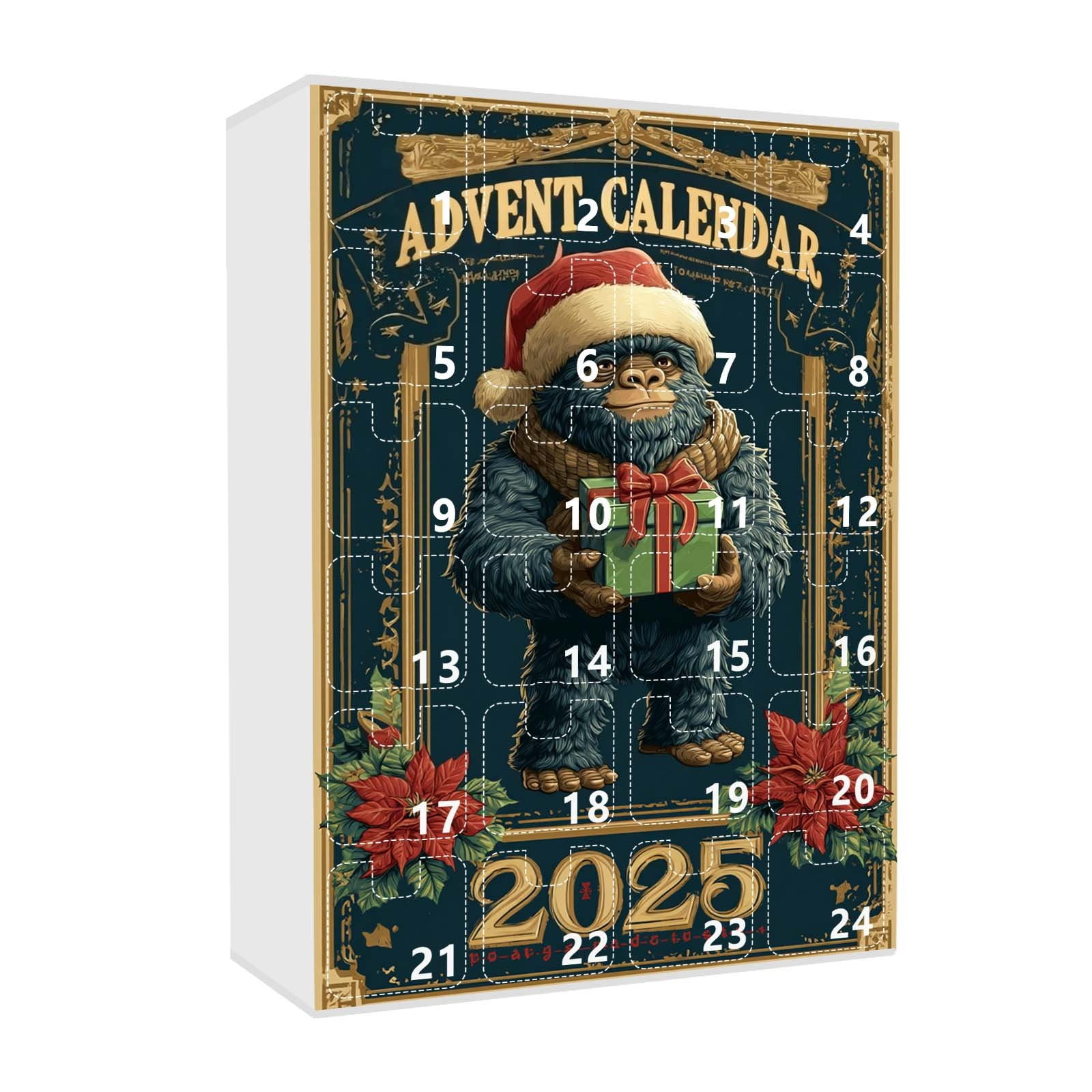 2025 Ape Advent Calendar - 2D Acrylic Countdown Ornaments with 24 ...