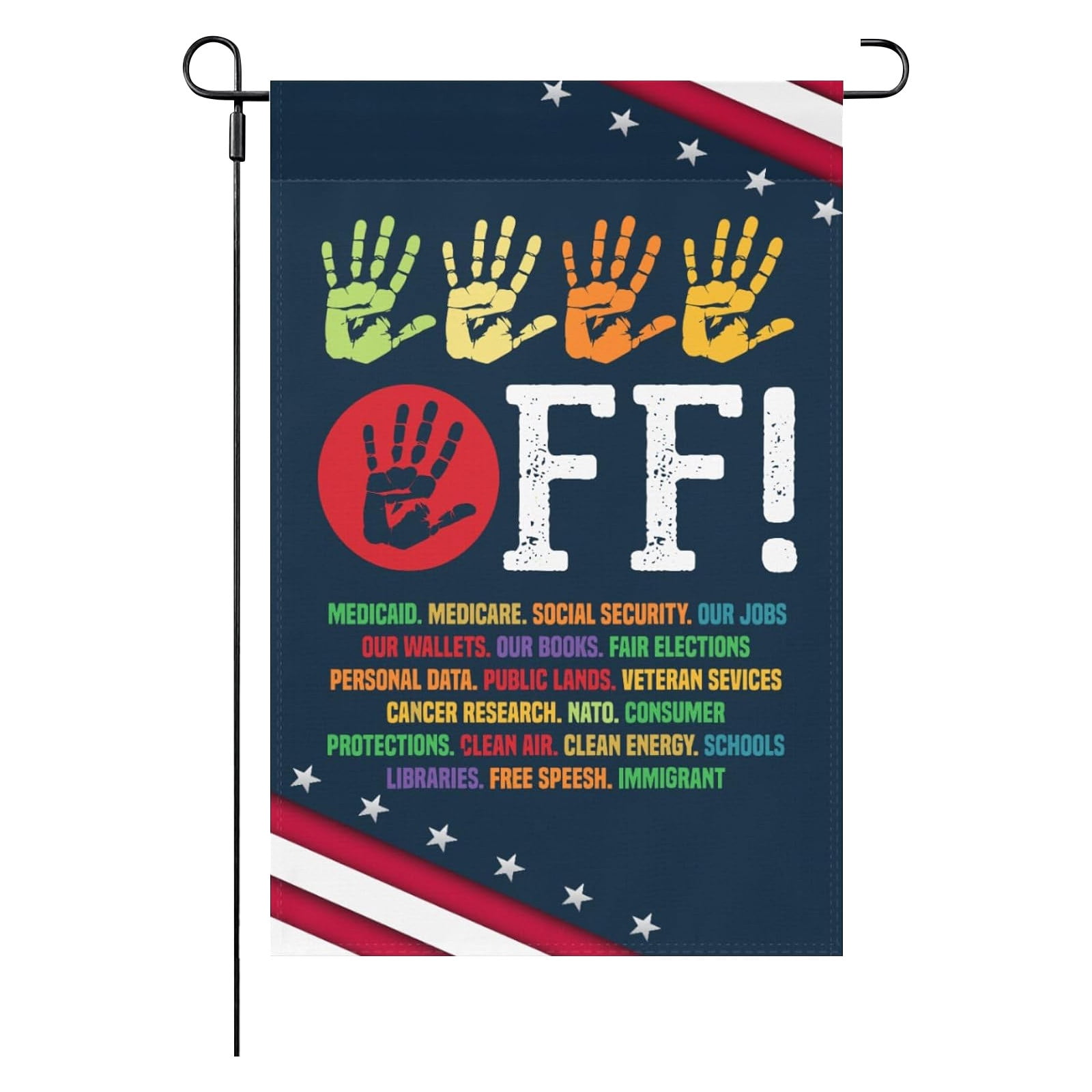 2025 April & May Hands Off Protest Signs, Social Security And Medicare ...