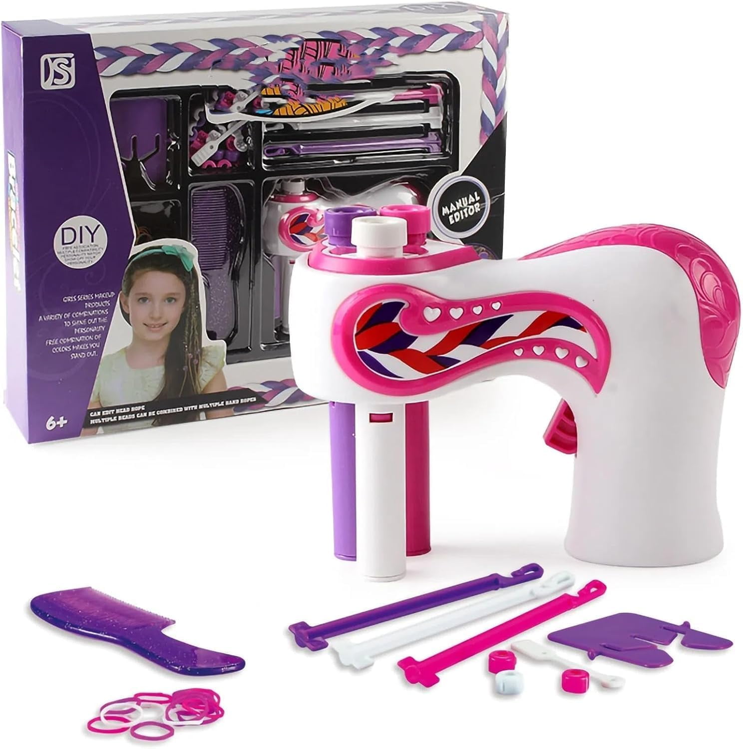 2025 Automatic Hair Braider Machine, DIY Hair Salon Toys for Girls ...