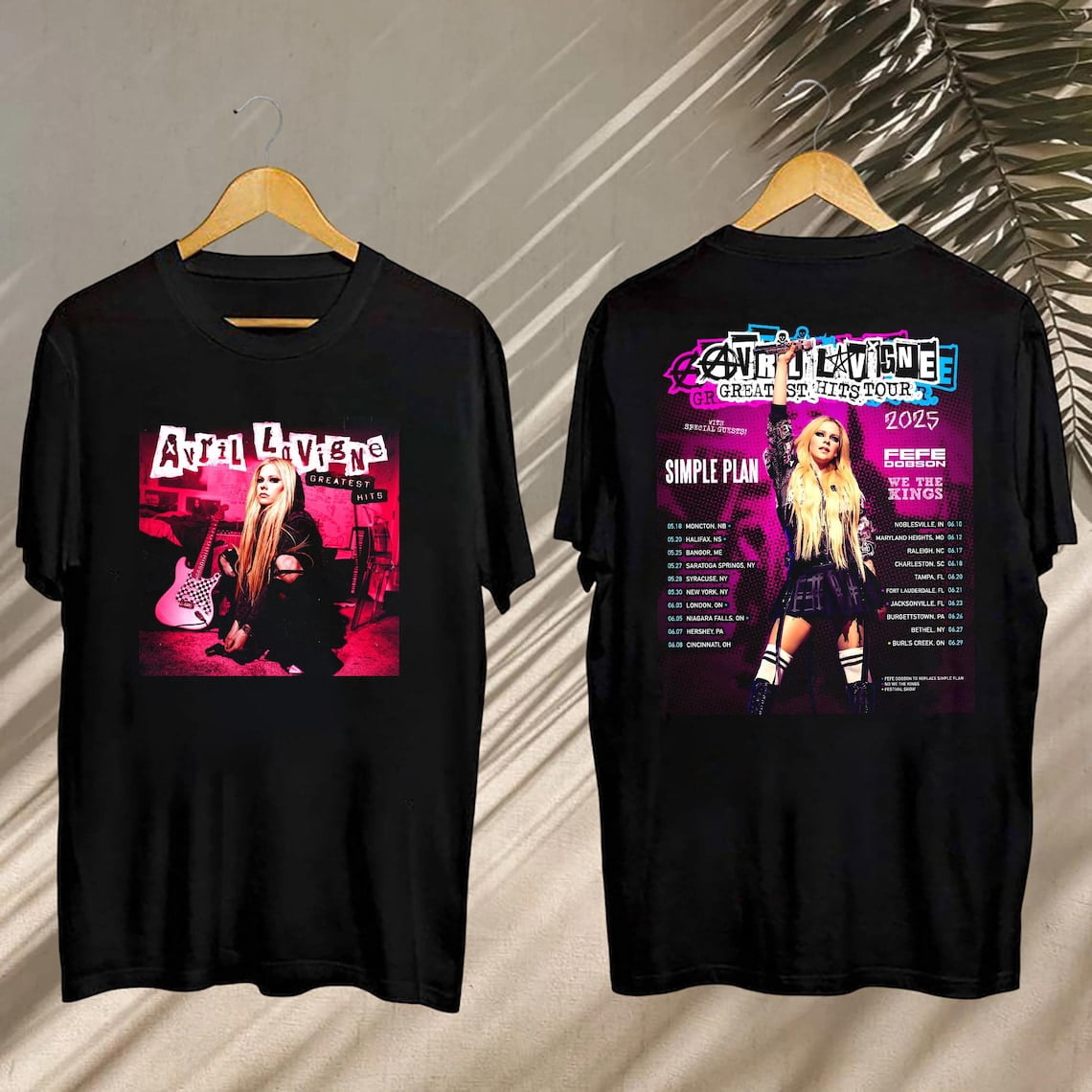 2025 Avril Lavigne Greatest Hits Tour T-Shirt, Avril Lavigne 2025 ...