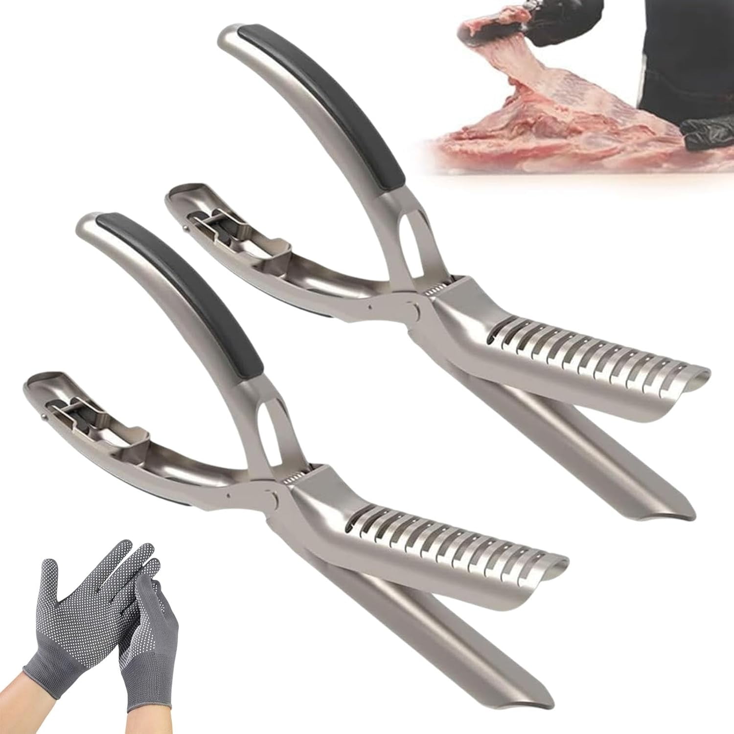 2025 BBQ Rib Skinner Tool, Rib Prep Tool, Rib Membrane Remover ...