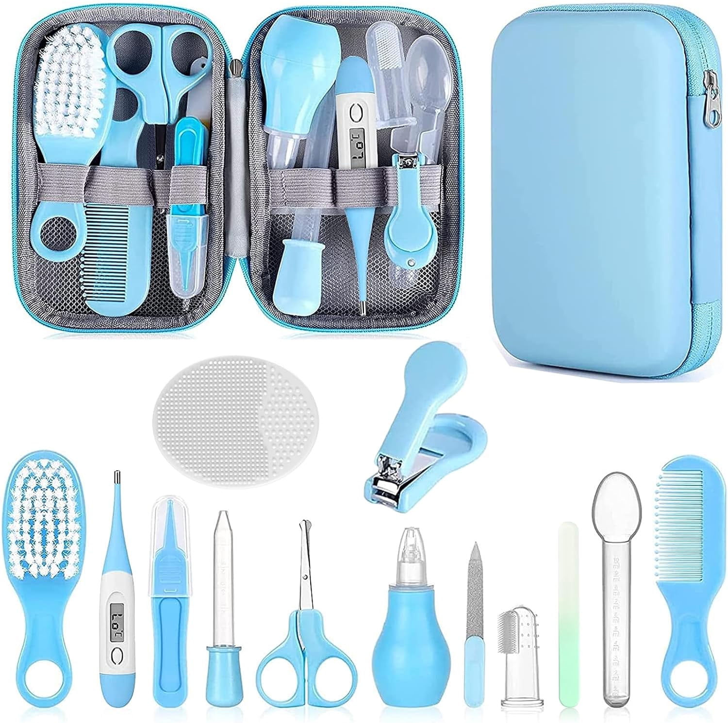 2025 Baby Grooming Kit, Infant Safety Care Set with Hair Brush Comb ...