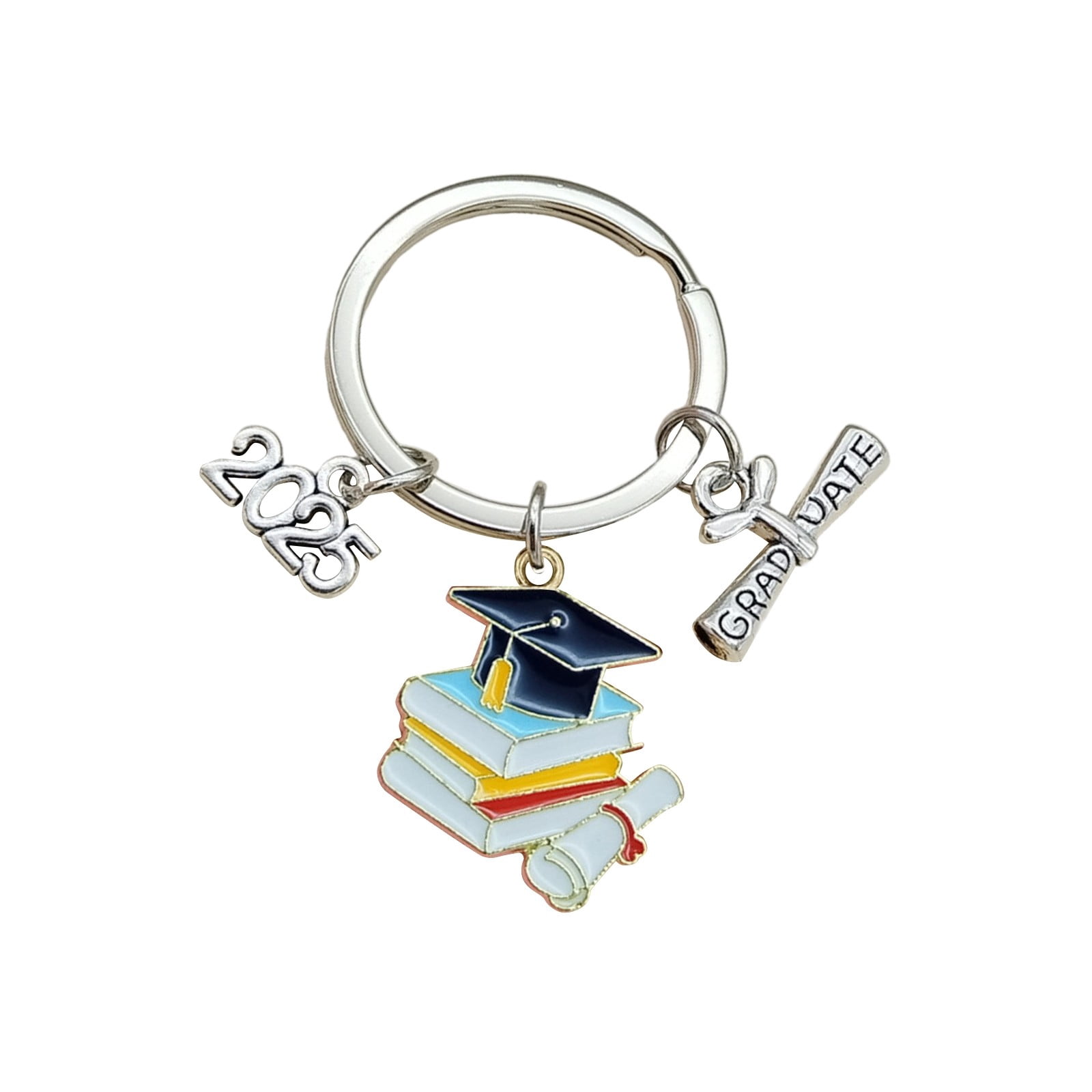 2025 Bachelor's Hat Book Keychain,5.1" - Graduation Pendant,Graduation ...