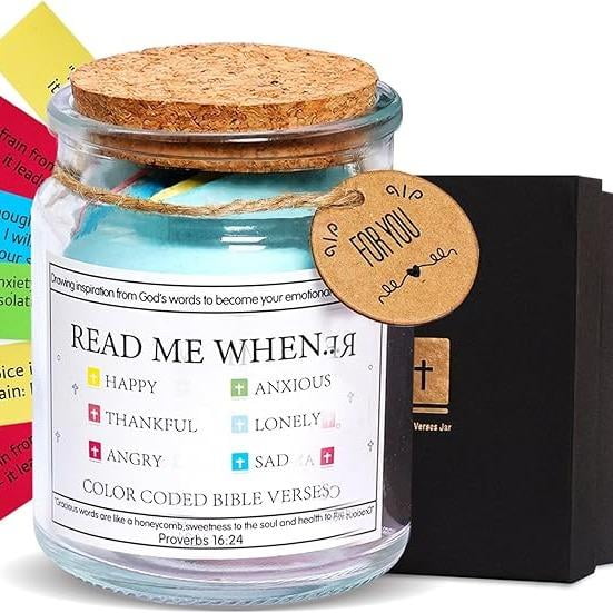 2025 Bible Verse Jar - Scripture Prayer Cards for Emotions & Feelings ...